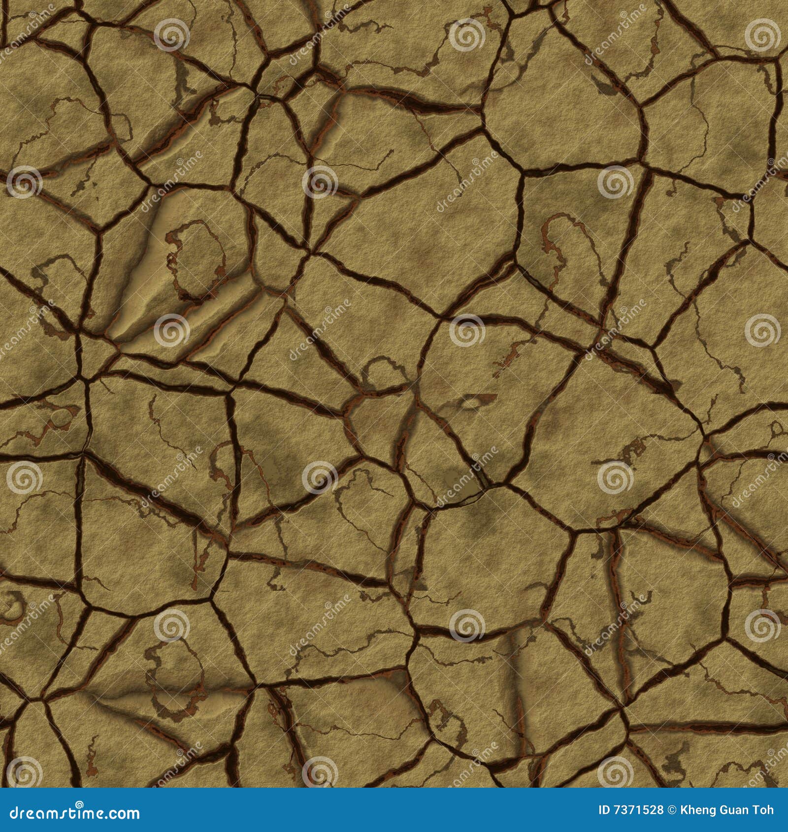Cracked earth stock illustration. Illustration of cracked - 7371528