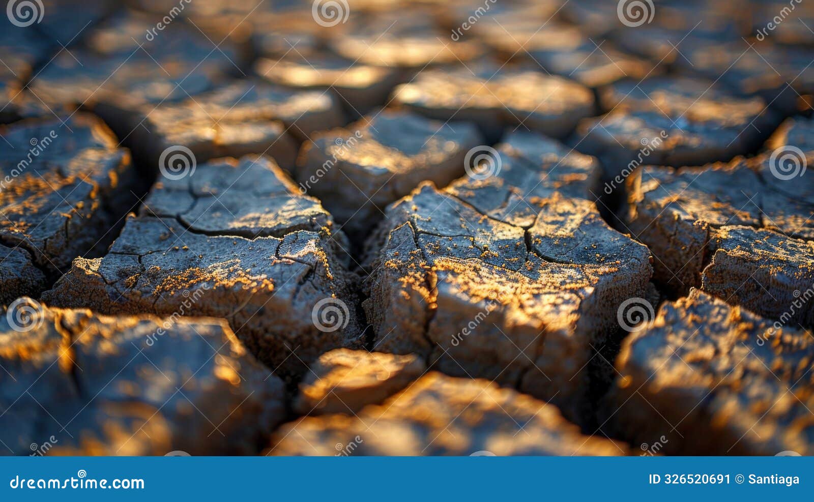 Cracked Earth with Deep Fissures Stock Image - Image of natural, global ...