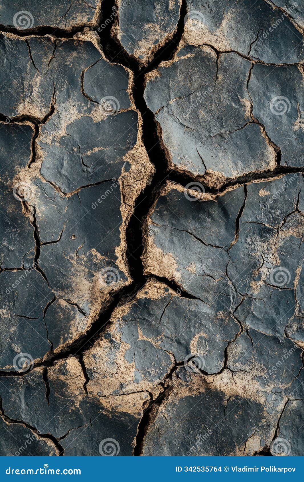 Cracked Earth with Dirt and Soil Texture Stock Photo - Image of ...