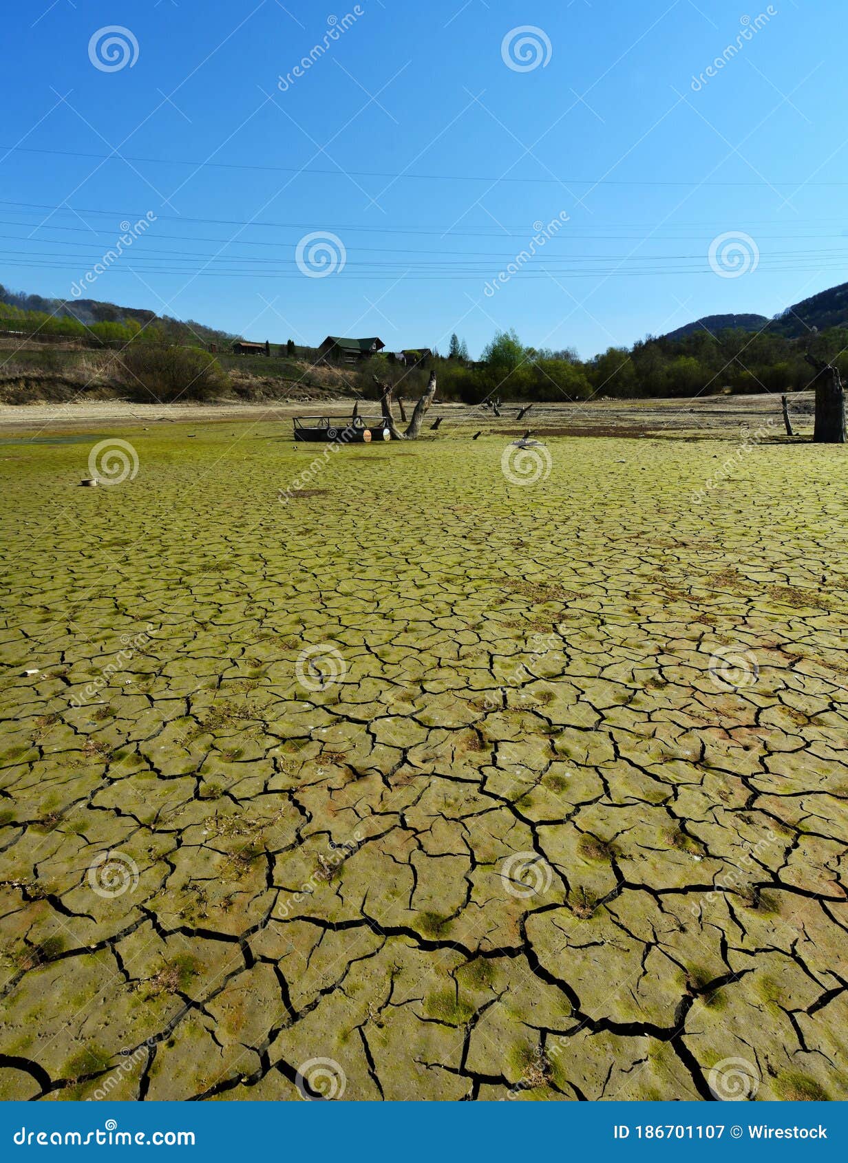 Cracked Ground after Drying a Lake Stock Image - Image of drought ...
