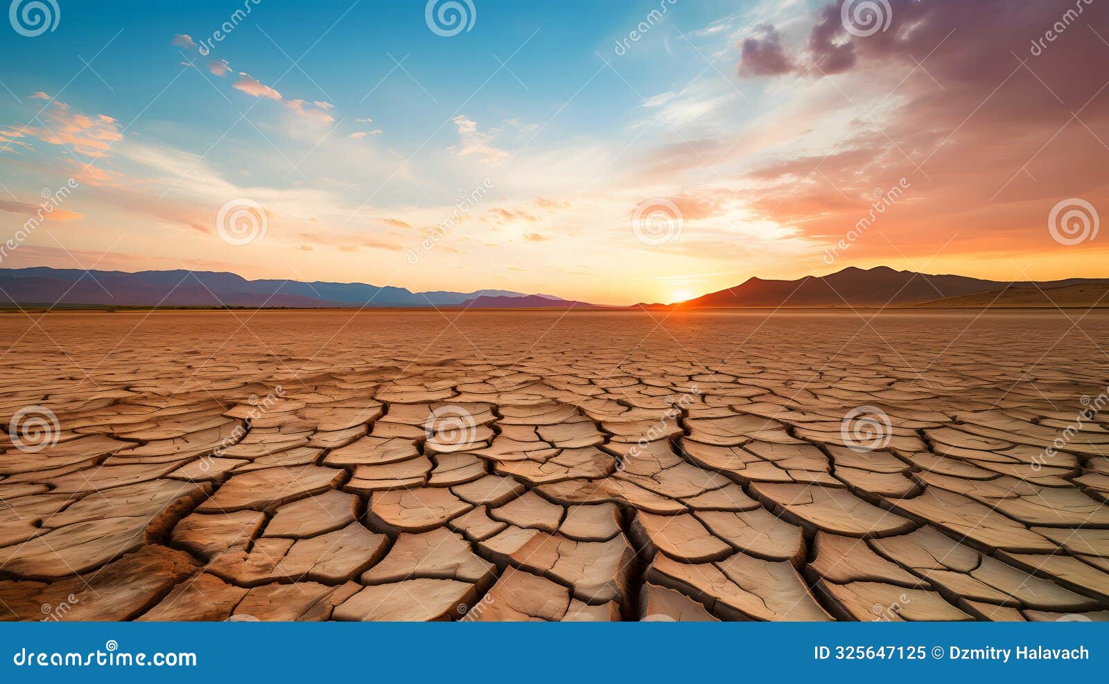 Dry Land Arid Barren Atacama Desert Chile Royalty-Free Stock Photo ...
