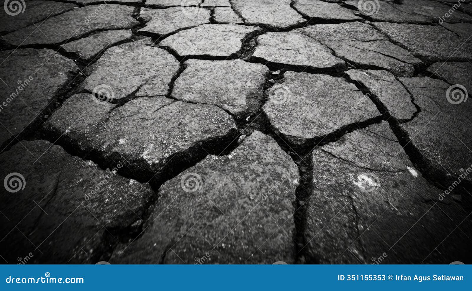 Cracked Earth Surface Showing Deep Fissures and Texture Stock ...