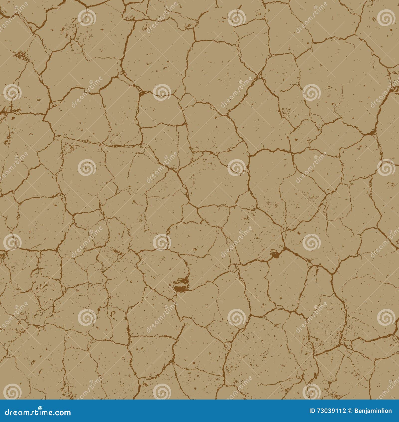 Cracked Earth Soil Texture Vector Background | CartoonDealer.com #128714270