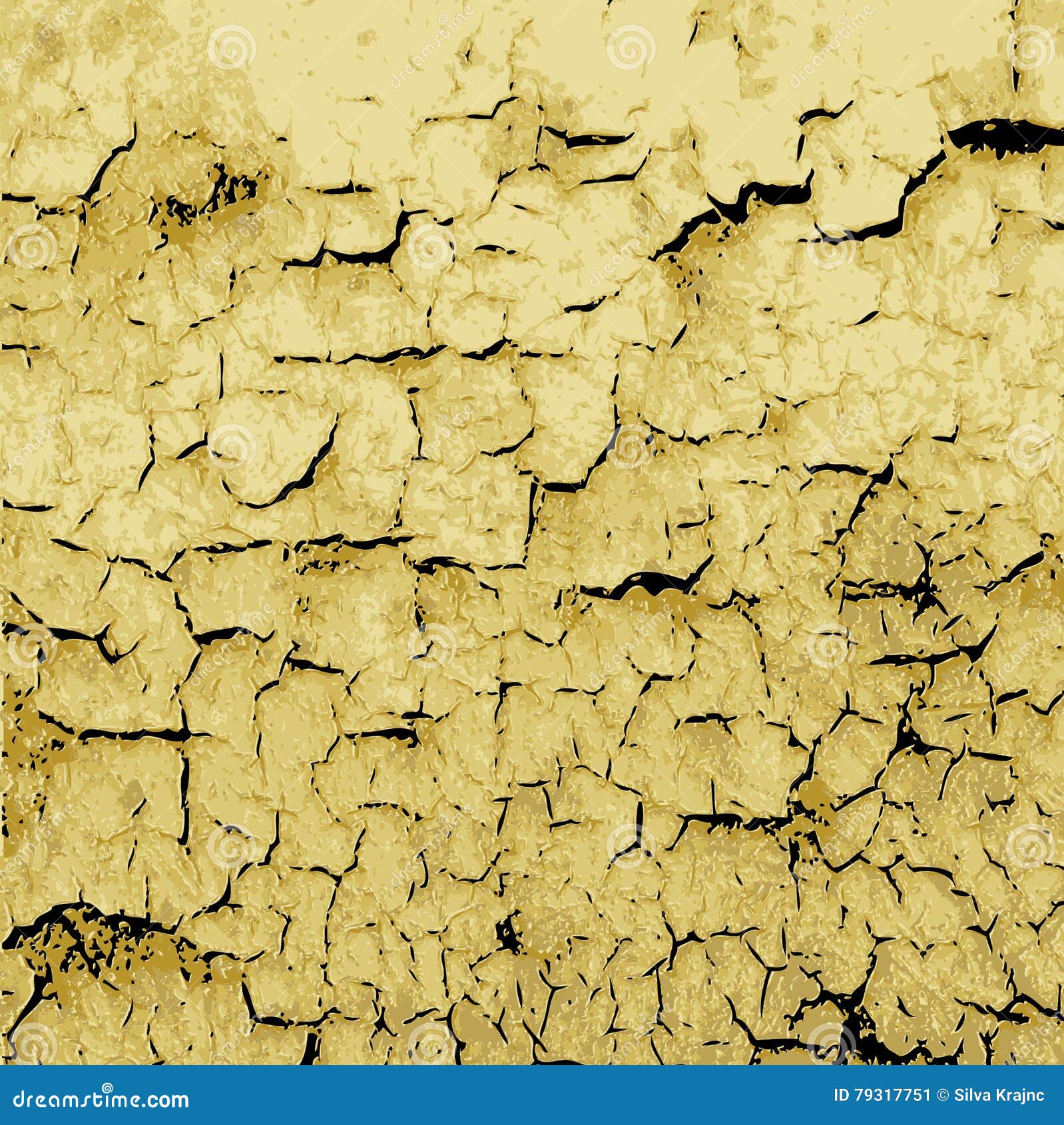 Cracked Earth Vector Background Stock Vector - Illustration of clay ...