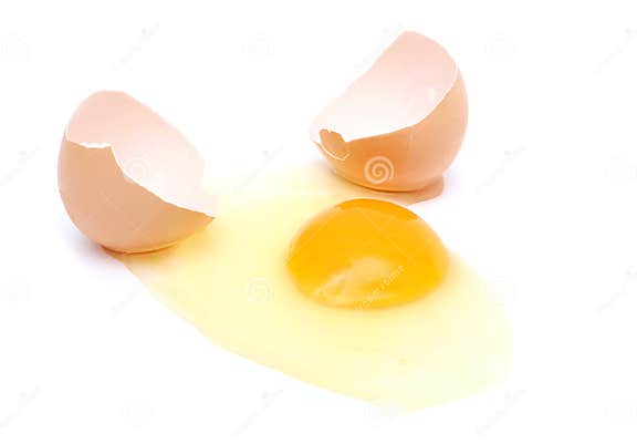 Cracked Egg stock image. Image of ingredient, damaged - 1052501