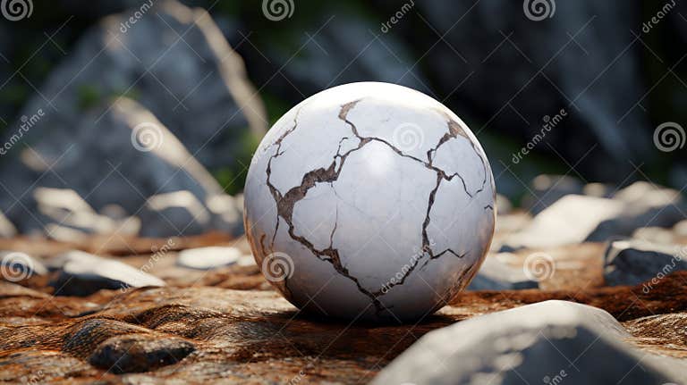 Cracked Egg on Rock: Unreal Engine 5 Marble Ground Texture Stock ...
