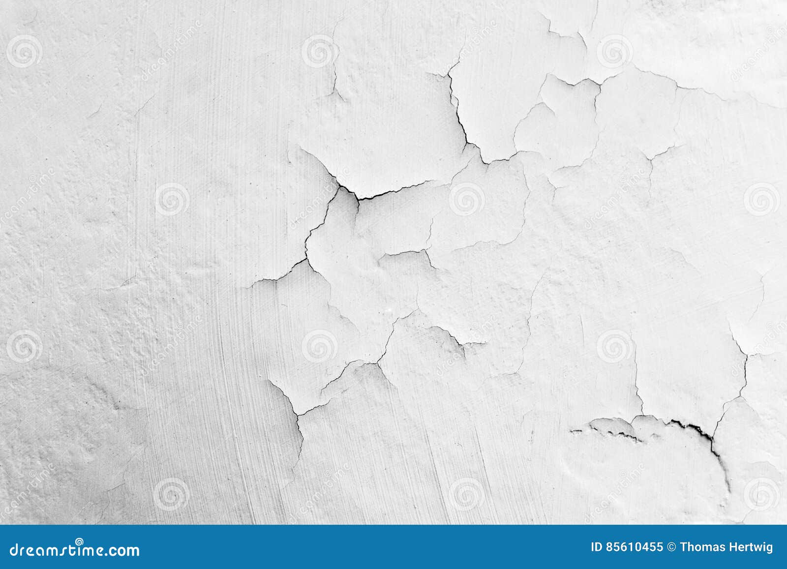 Cracked Flaking Paint on Wall, Background Texture Stock Image - Image ...