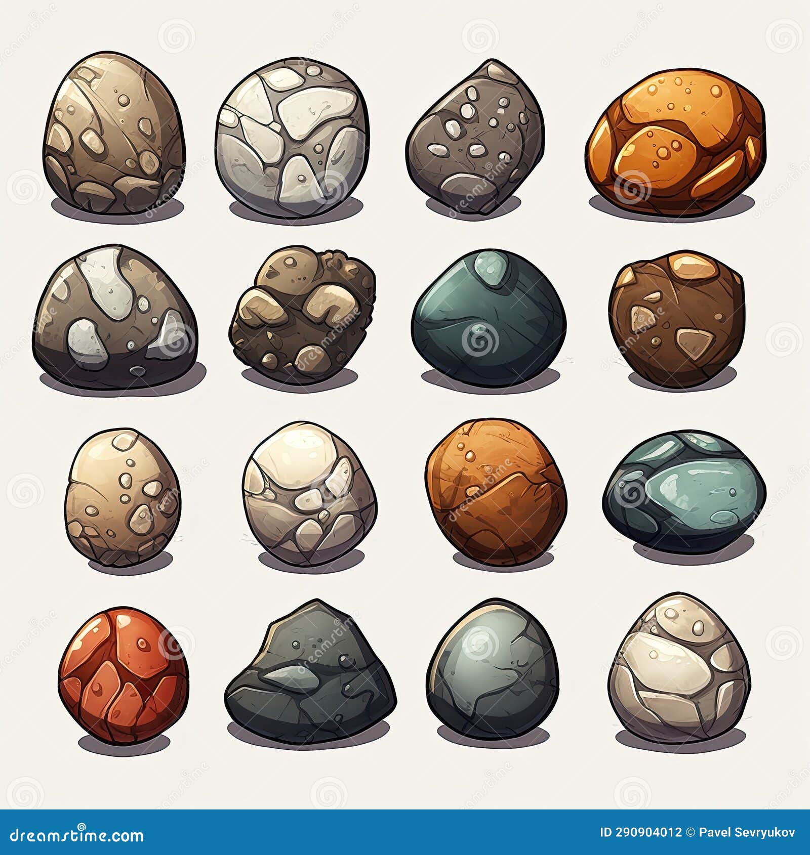 Cracked Games Stone Rock Ai Generated Stock Photo - Image of cracked ...