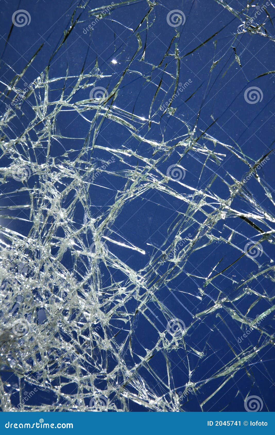 Cracked glass. stock image. Image of photograph, crack - 2045741