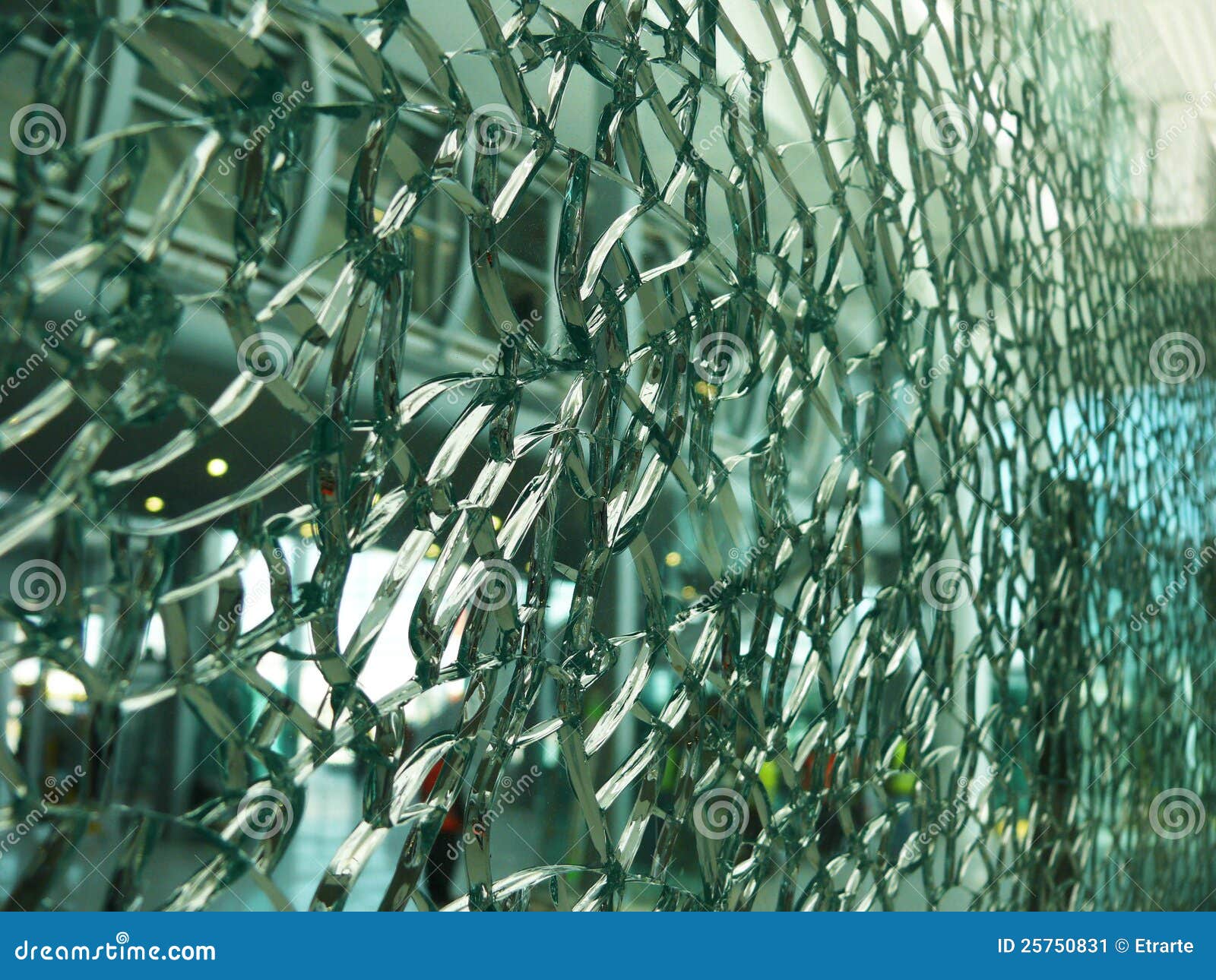 Cracked glass stock image. Image of balustrade, accidents - 25750831