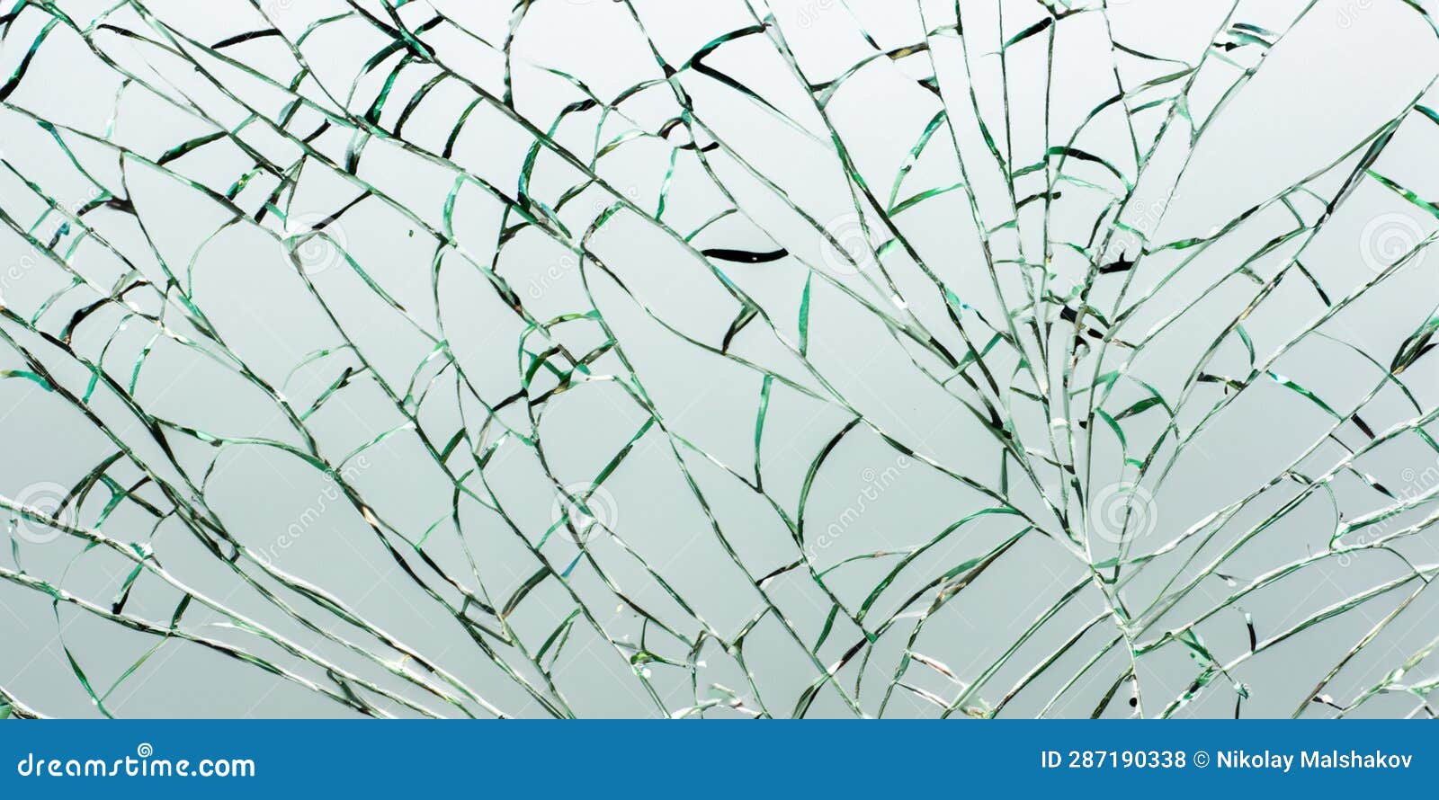Cracked Glass Texture, Broken Window Background Illustration Generated ...