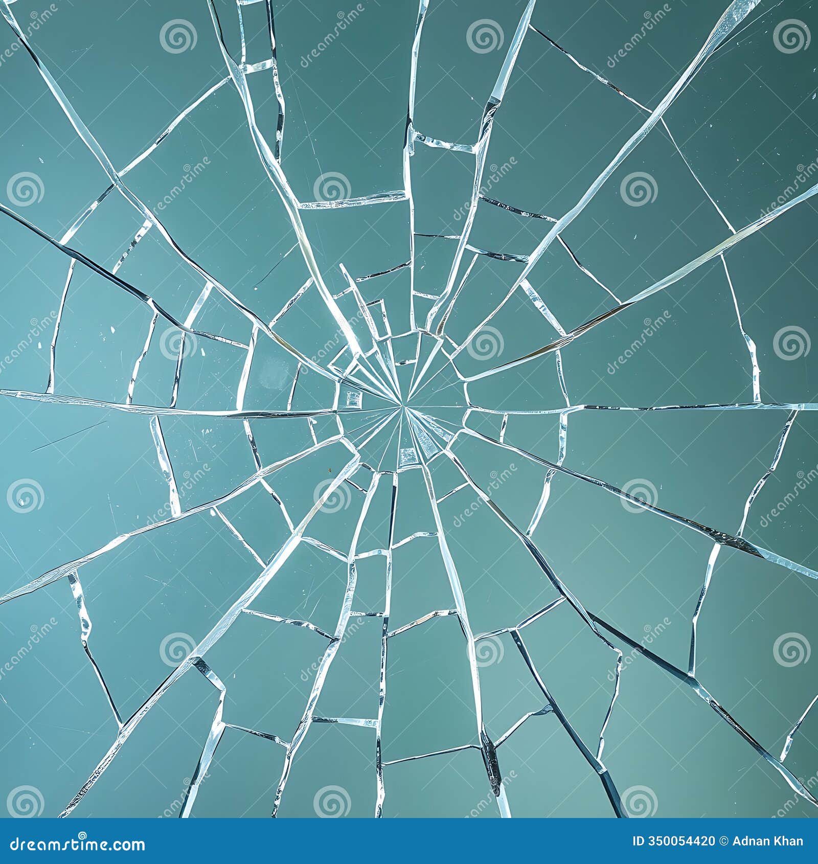 A Cracked Glass Texture with Light Reflections and Jagged Edges Stock ...