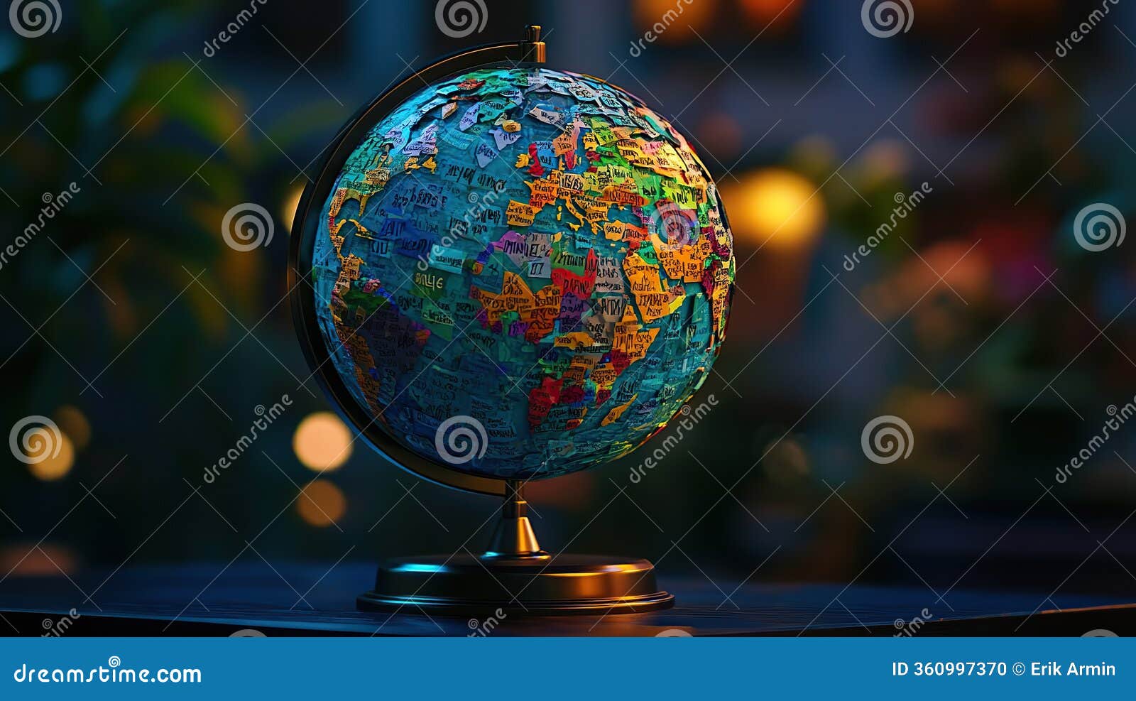 Cracked Globe Representing Tariffs And Sanctions Royalty-Free Stock Photography | CartoonDealer ...