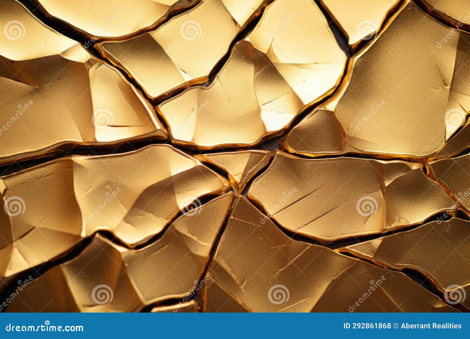 Cracked Gold Background with Cracks in it Stock Illustration ...