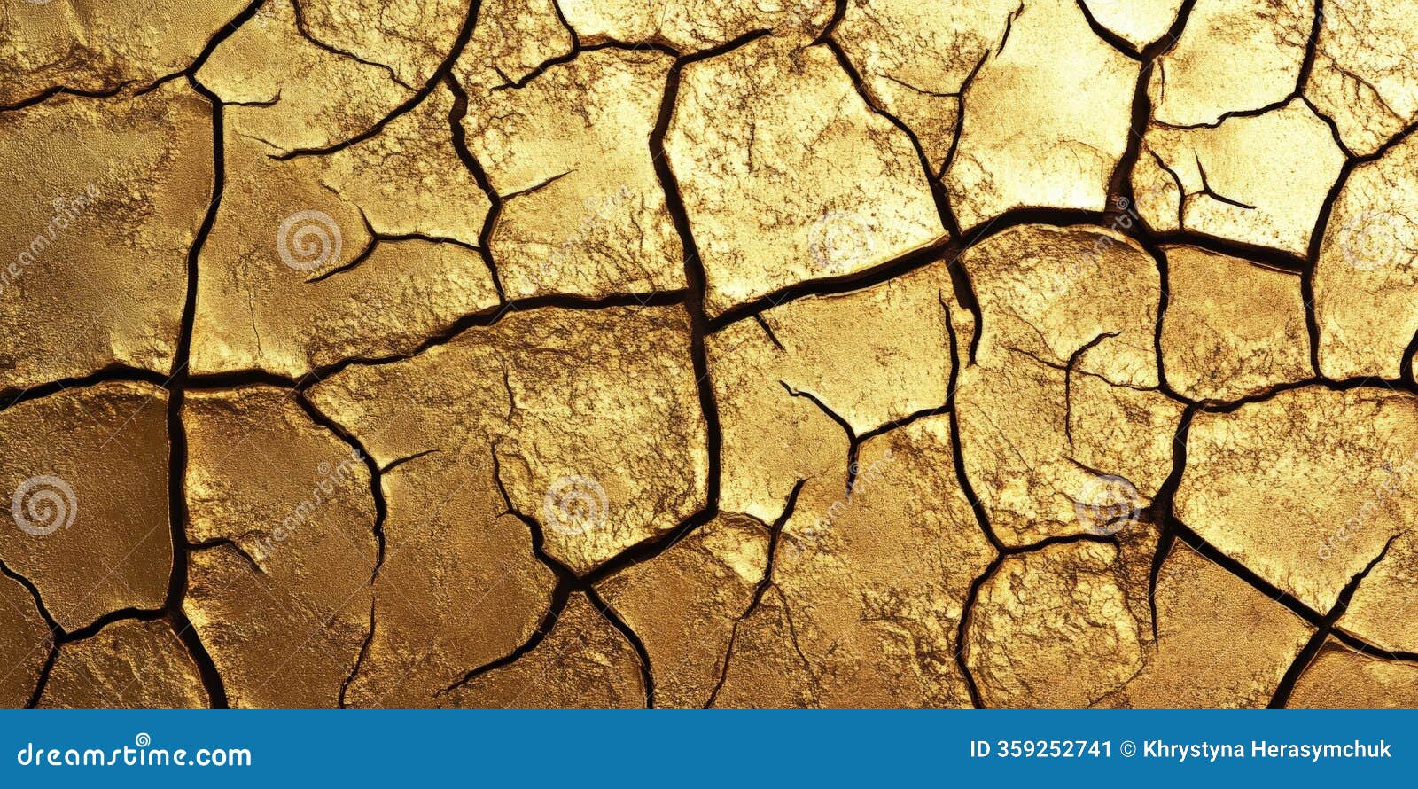 Cracked Gold Leaf Background with Aged Texture, Elegant Distressed ...