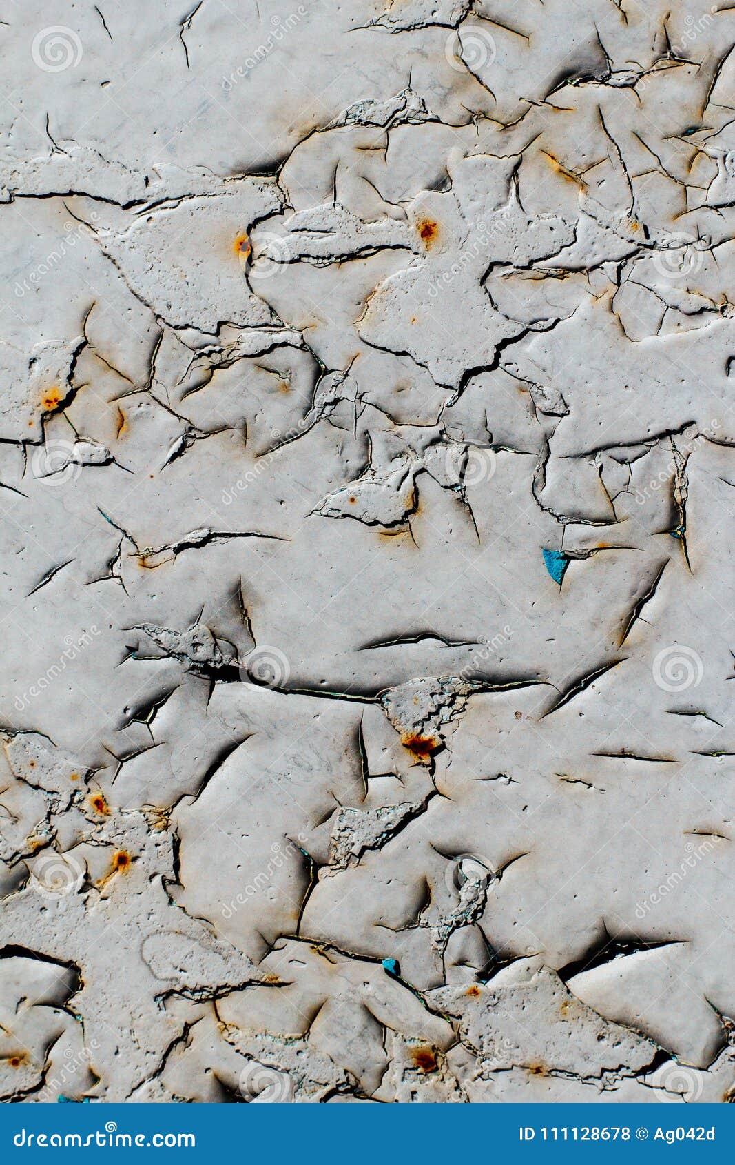 Cracked Gray Paint on an Old Metallic Surface, Rusted Gray Paint Stock ...