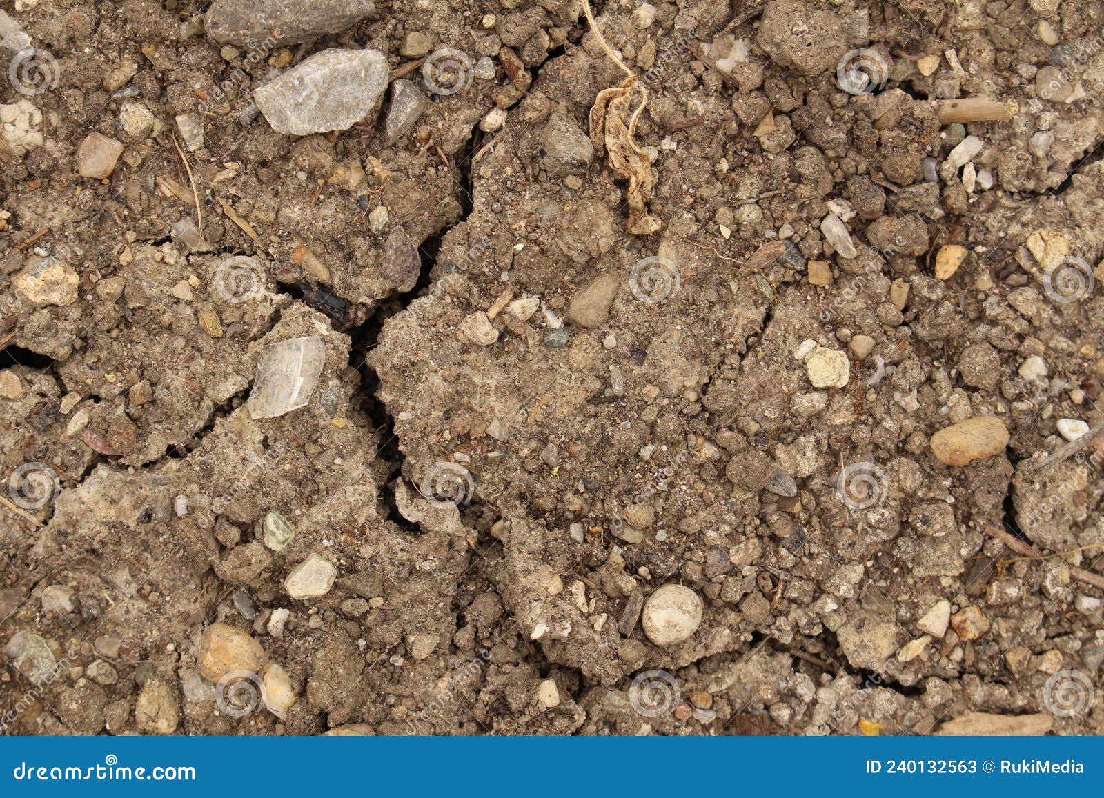 Cracked ground stock image. Image of land, effect, environment - 240132563