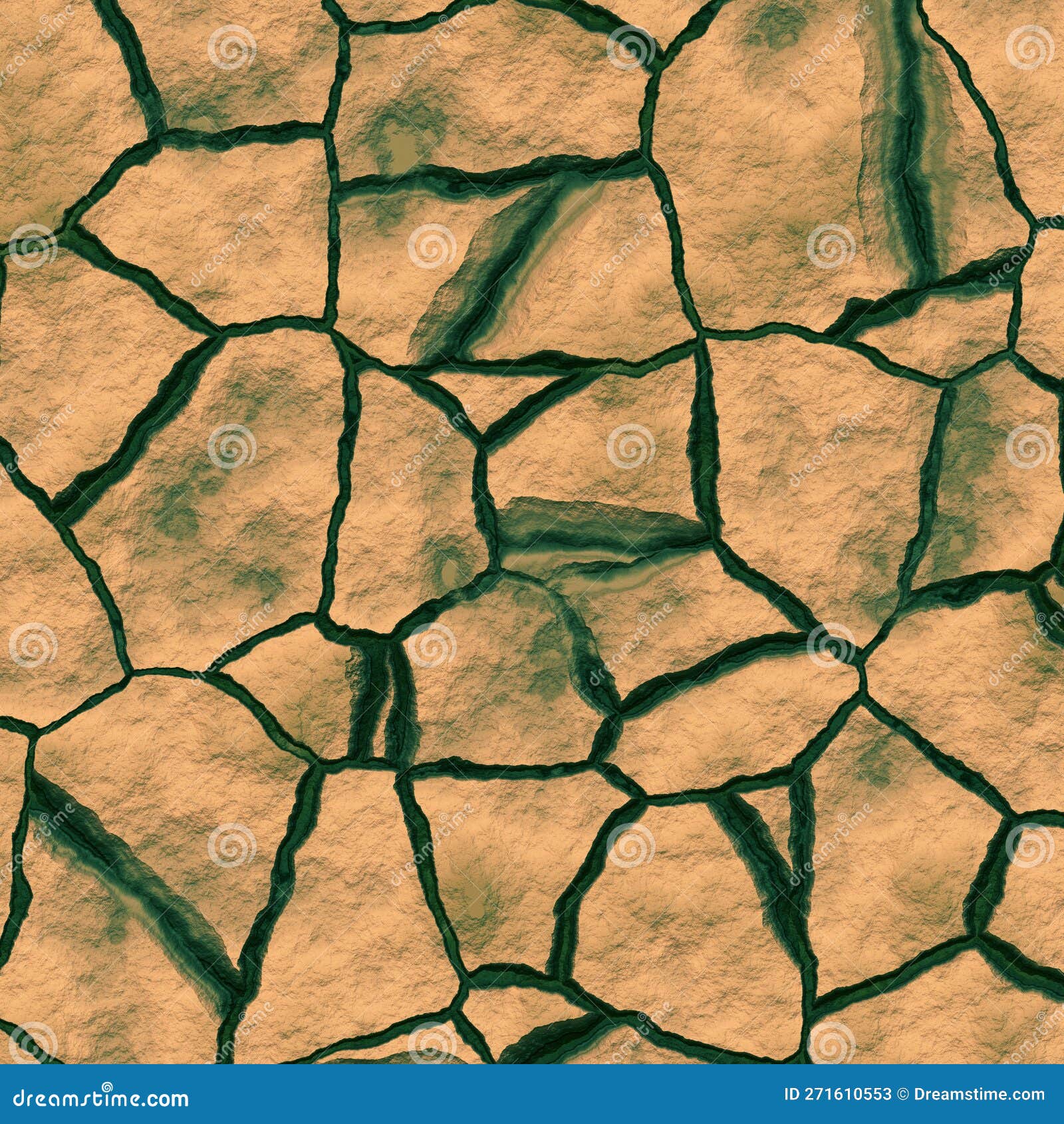 Cracked Ground 3D Illustration Stock Illustration - Illustration of ...