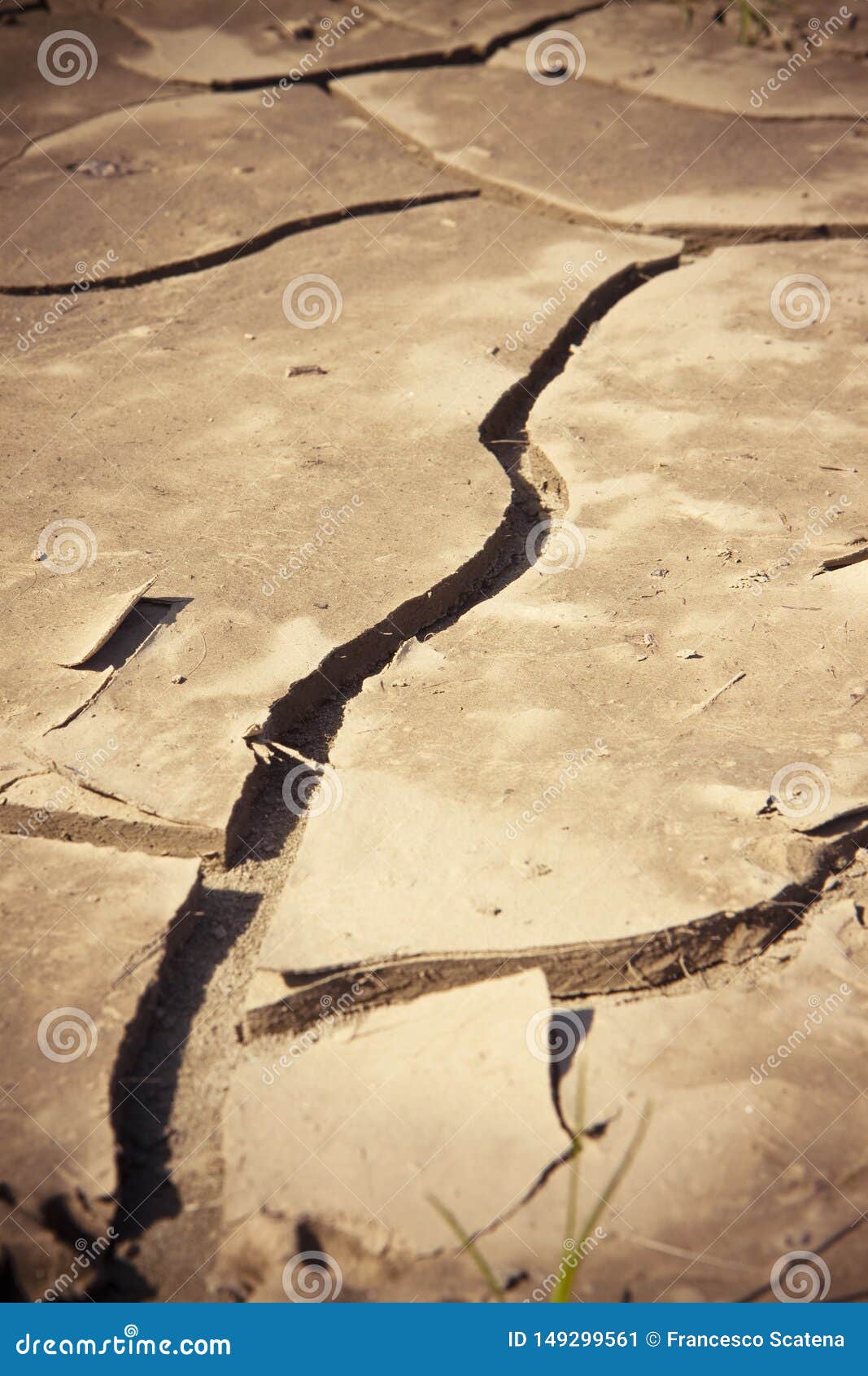 Cracked Ground: the Effects of Drought - Concept Image Stock Image ...