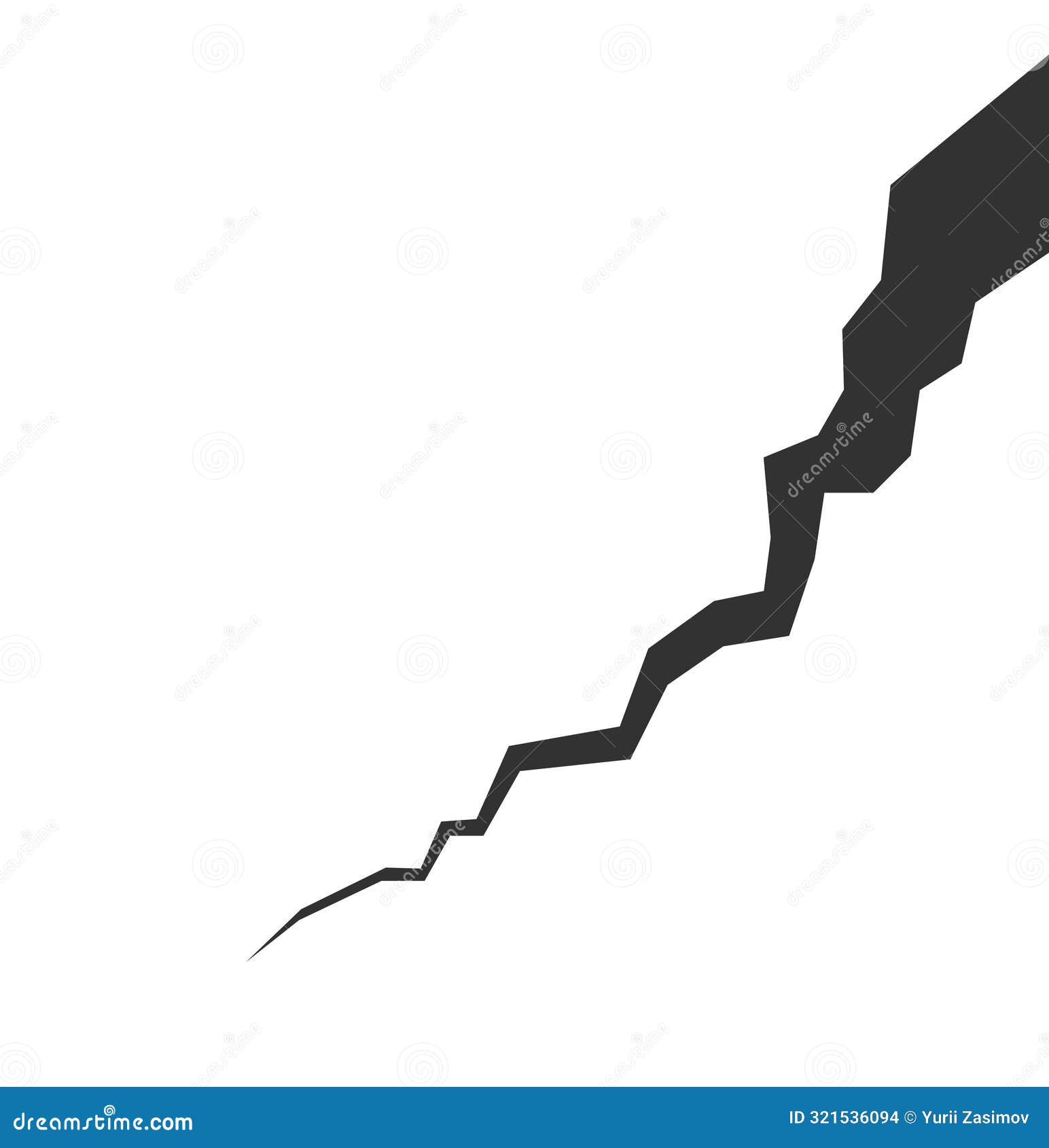 Cracked Ground. Realistic Crack Texture Crack. Rift on Surface. Split ...