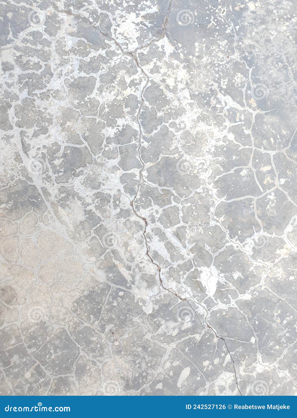 Cracked Hard Concrete Surface with Maze Like Pattern Stock Photo ...