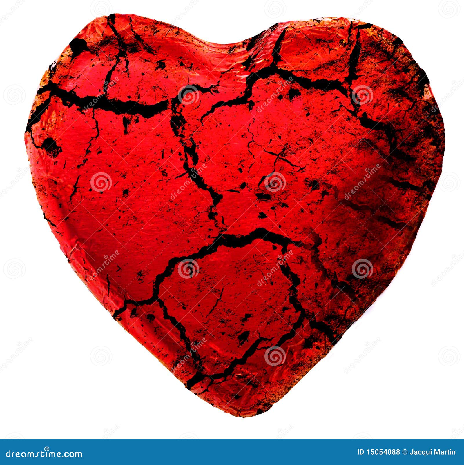 Cracked heart stock illustration. Illustration of emotion - 15054088