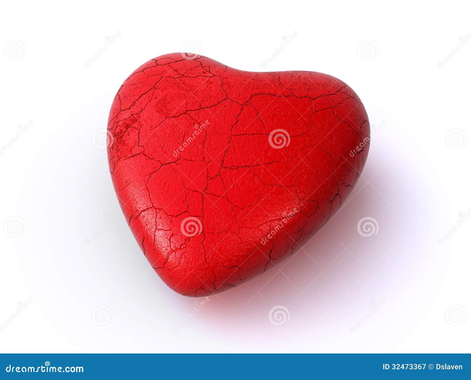 Cracked heart stock illustration. Illustration of heart - 32473367