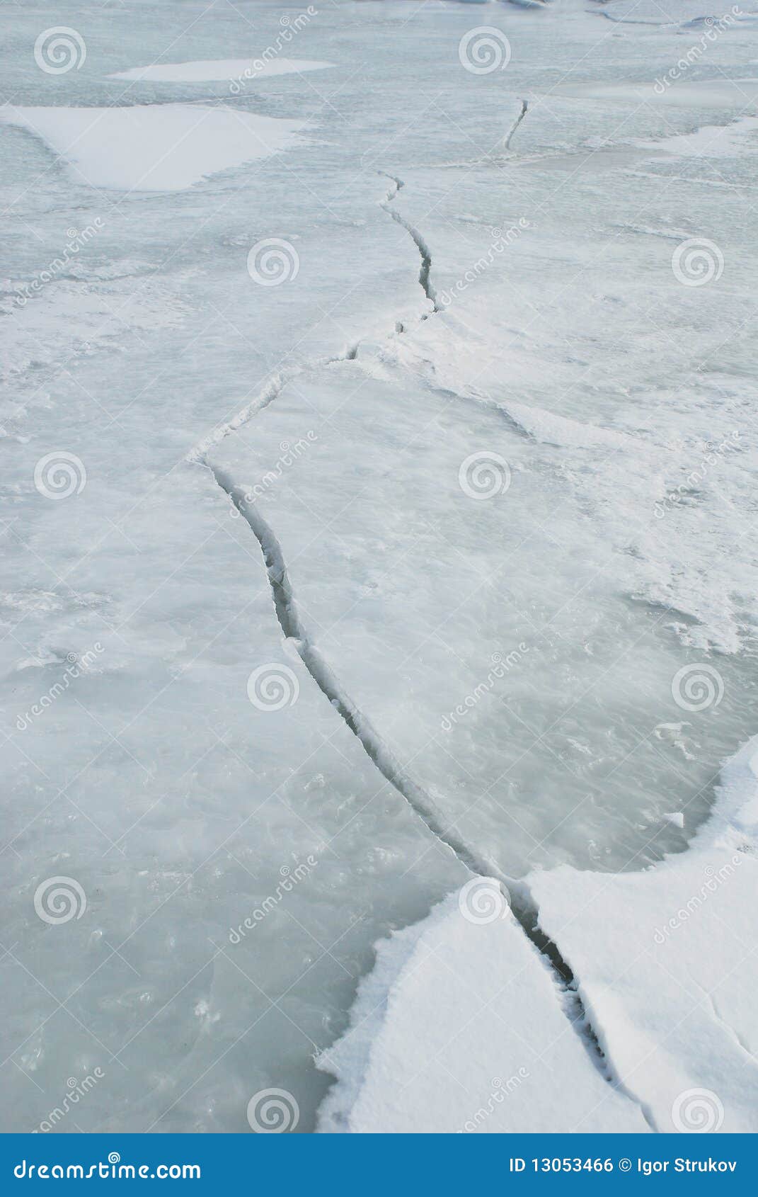 Cracked ice stock photo. Image of frozen, danger, cold - 13053466