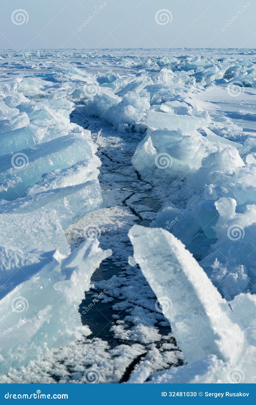 Cracked ice stock photo. Image of frost, broken, water - 32481030