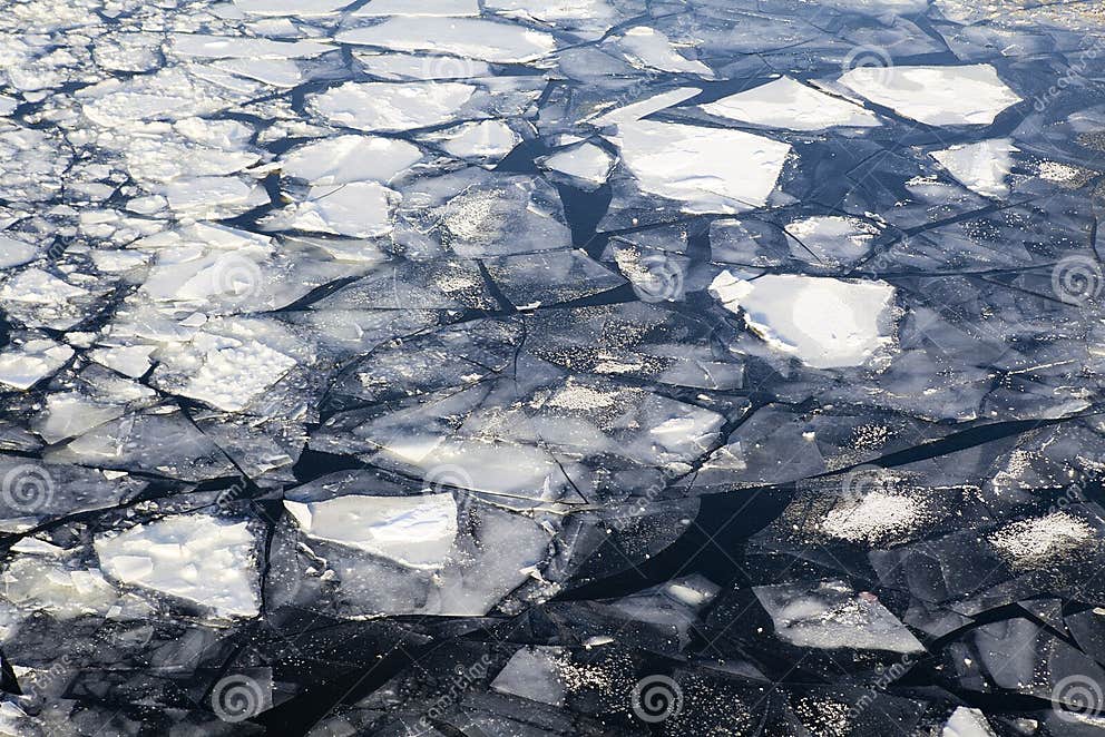 Cracked Ice Pattern stock photo. Image of stream, runing - 12583546