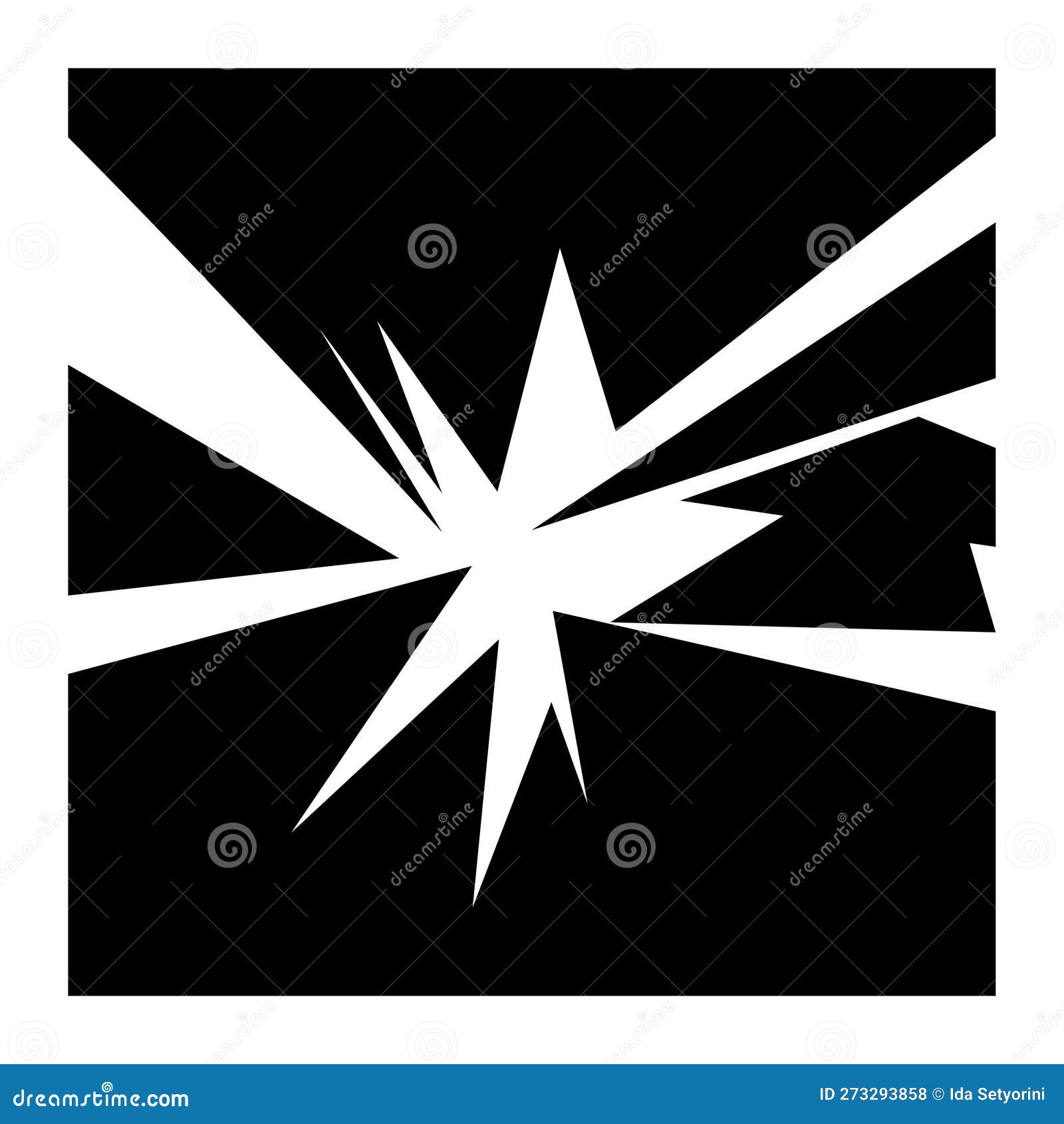 Cracked icon stock illustration. Illustration of crash - 273293858