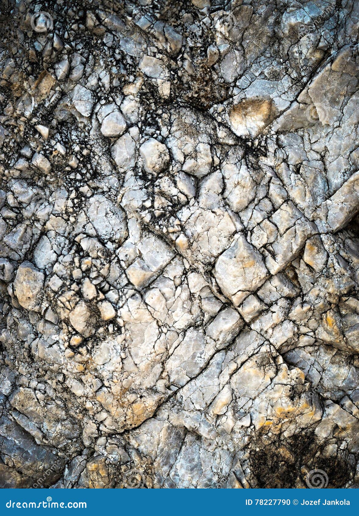 Cracked Limestone Stone Texture. Natural Material As A Grunge ...