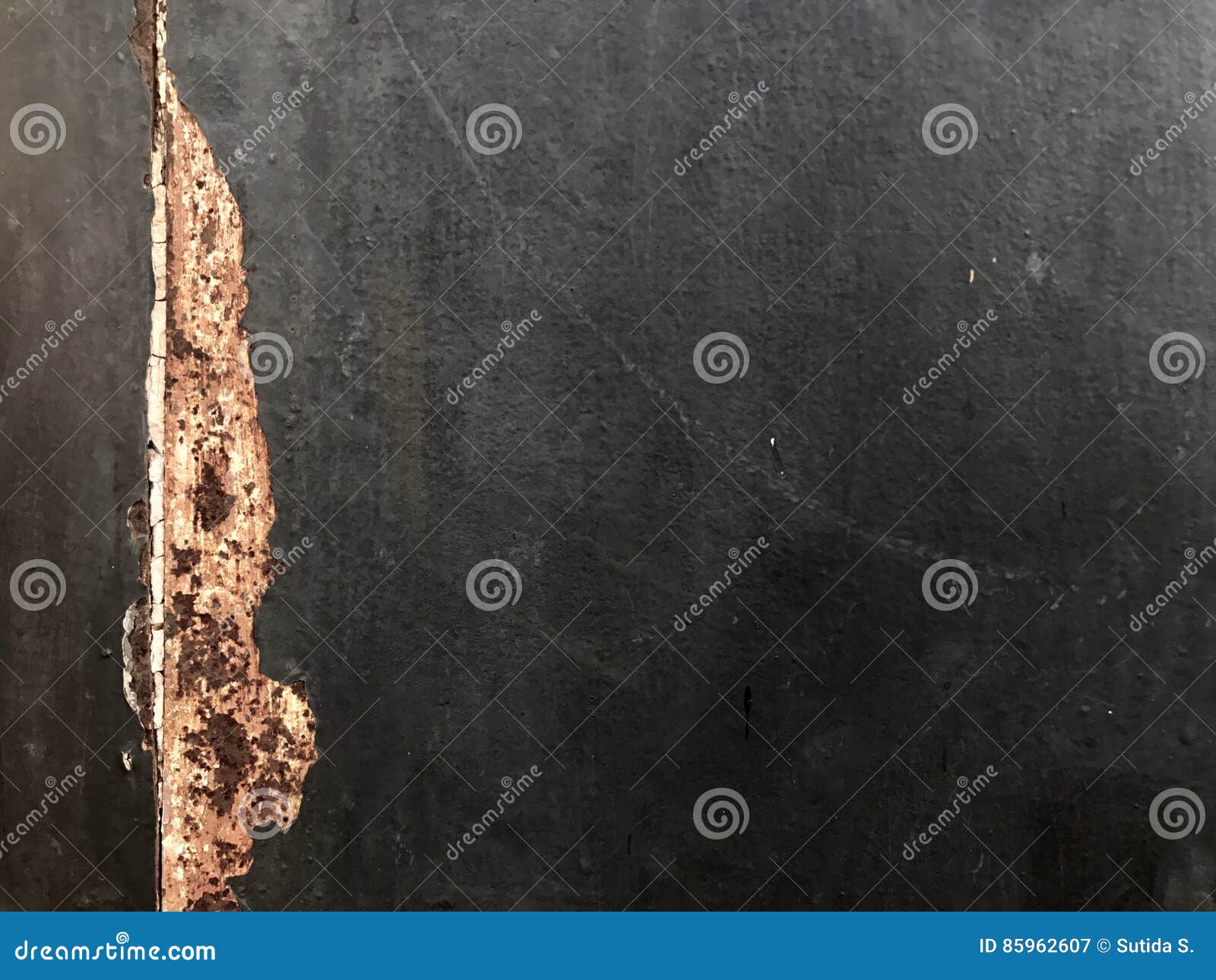 Cracked metal stock image. Image of decay, corroded, closeup - 85962607