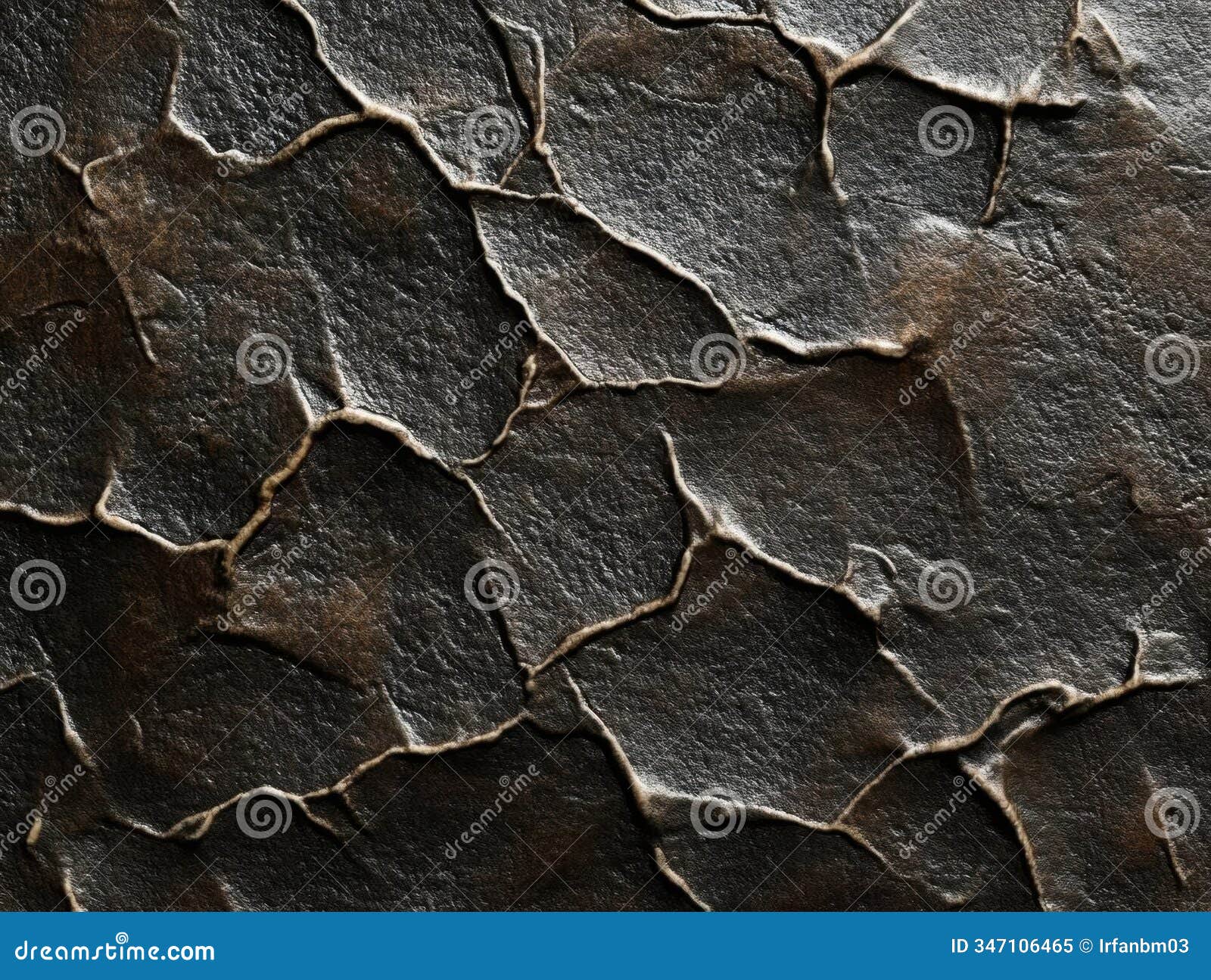 Cracked Metal Texture, a Dark and Gritty Background Stock Illustration ...