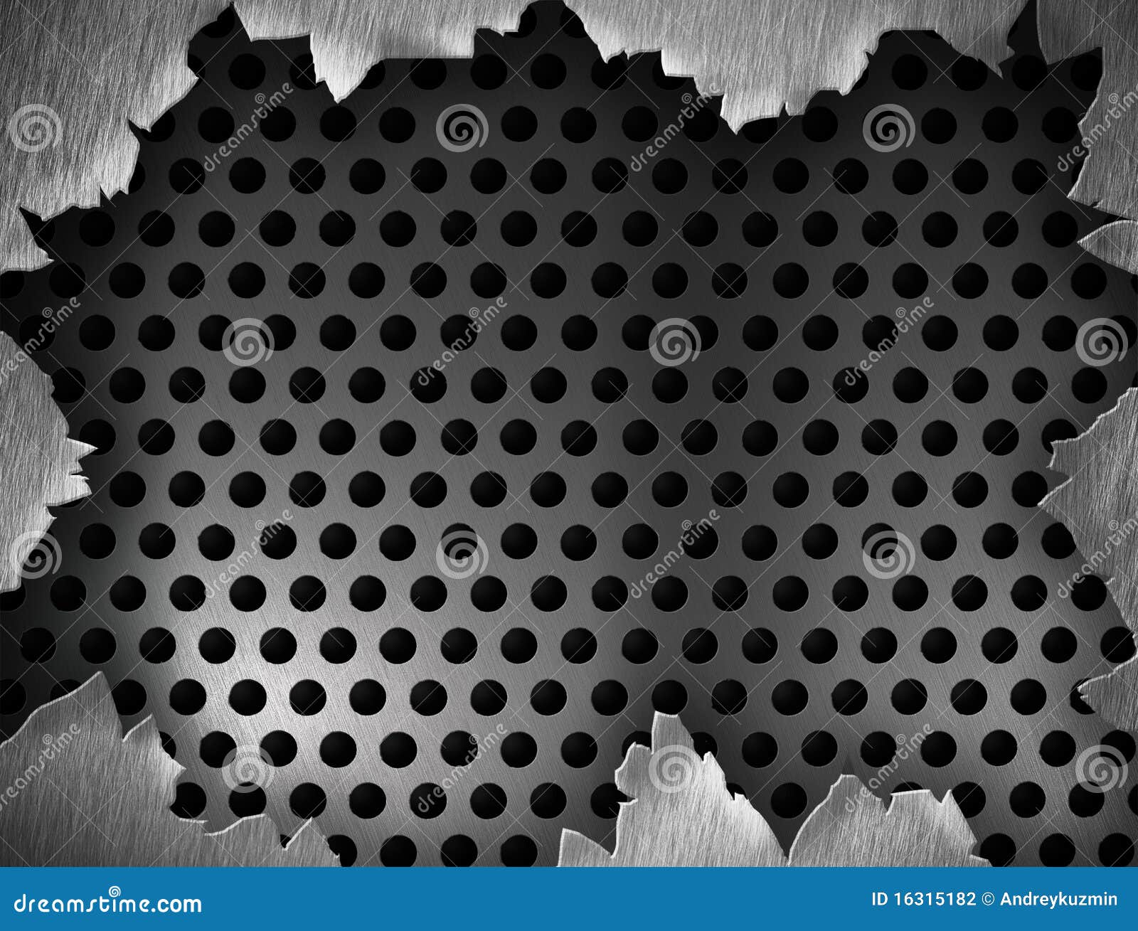 Cracked Metal Texture Or Frame Or Template Stock Photo | CartoonDealer ...