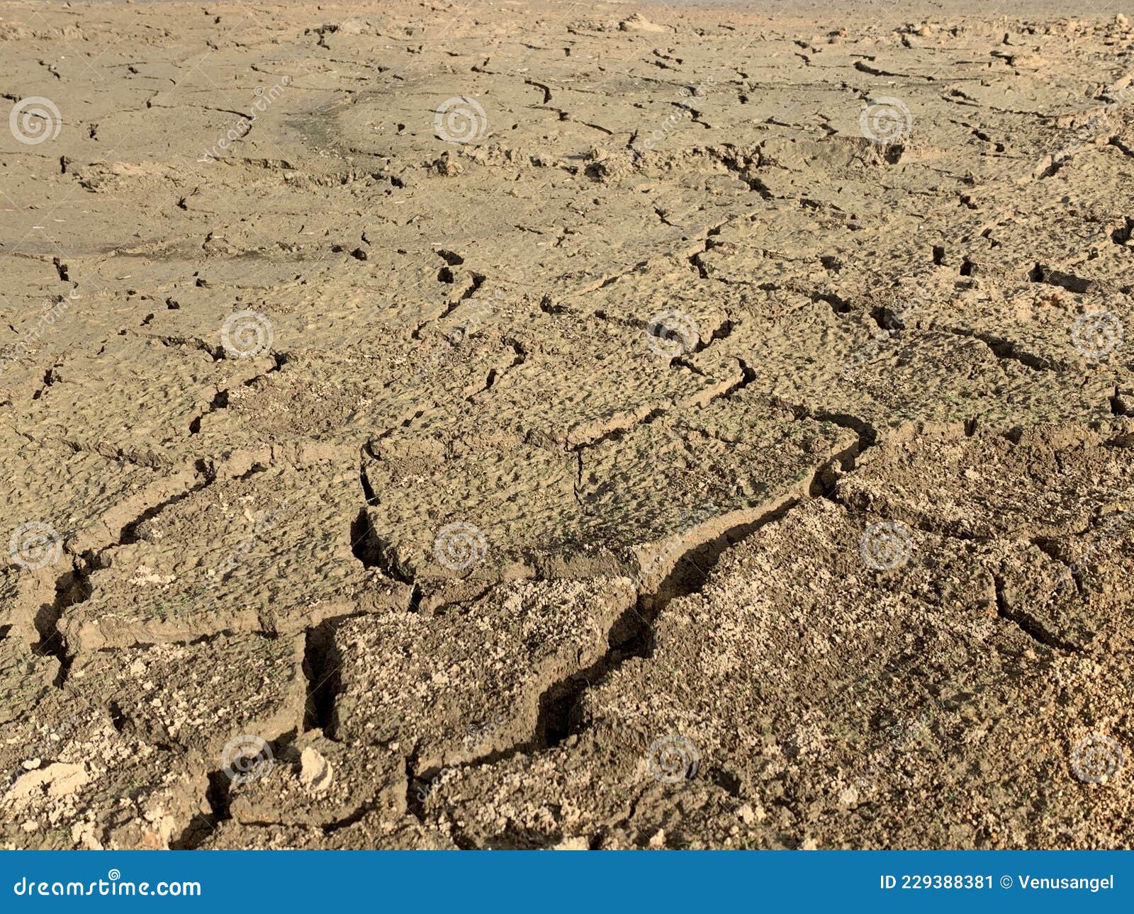 The Cracked Mud of the Dry Bottom of Reservoir Stock Image - Image of ...
