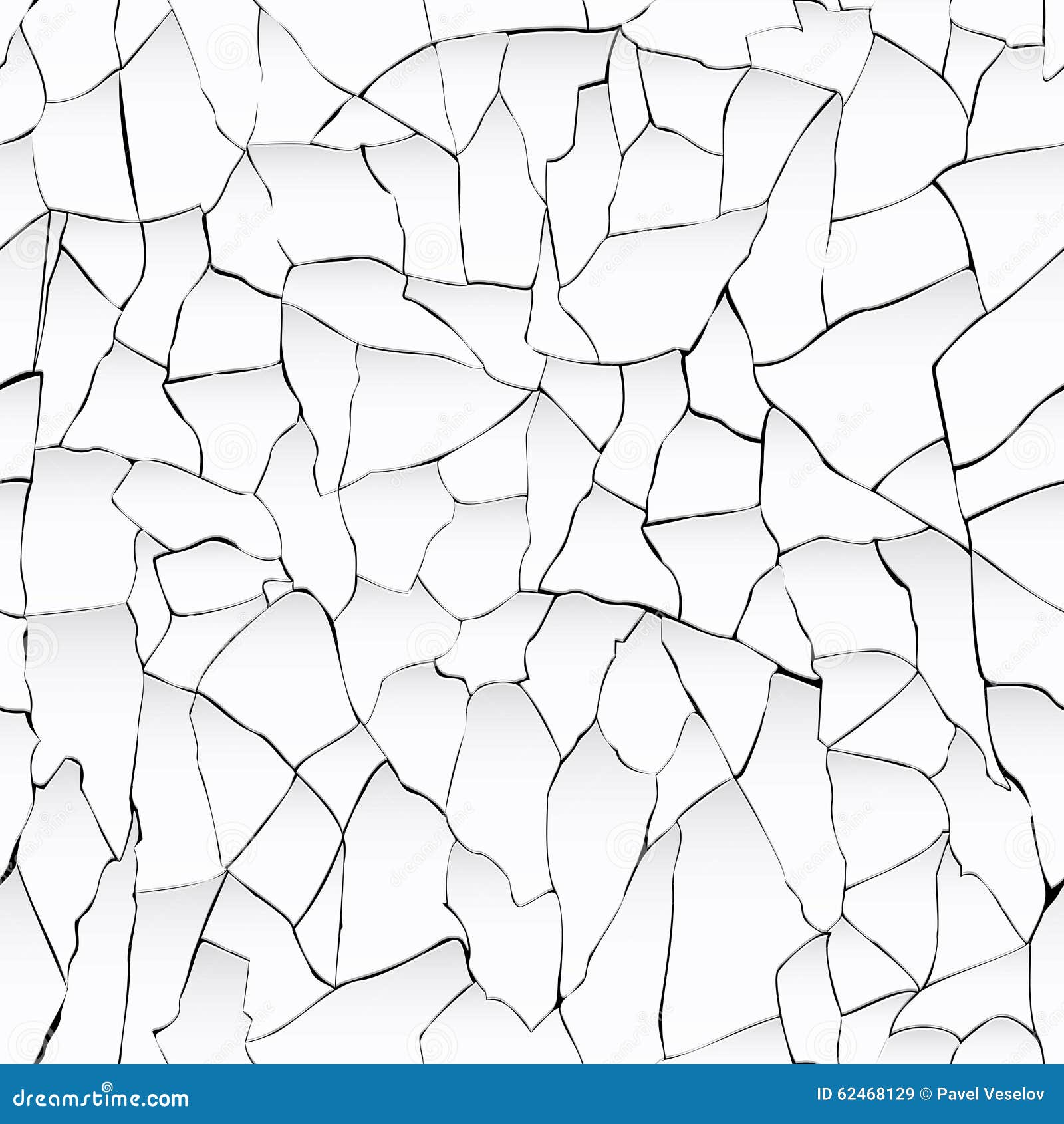 Cracked paint stock vector. Illustration of crack, ground - 62468129