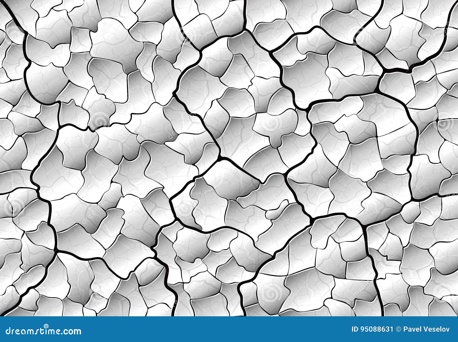 Cracked Paint Seamless Pattern Stock Vector - Illustration of complex ...