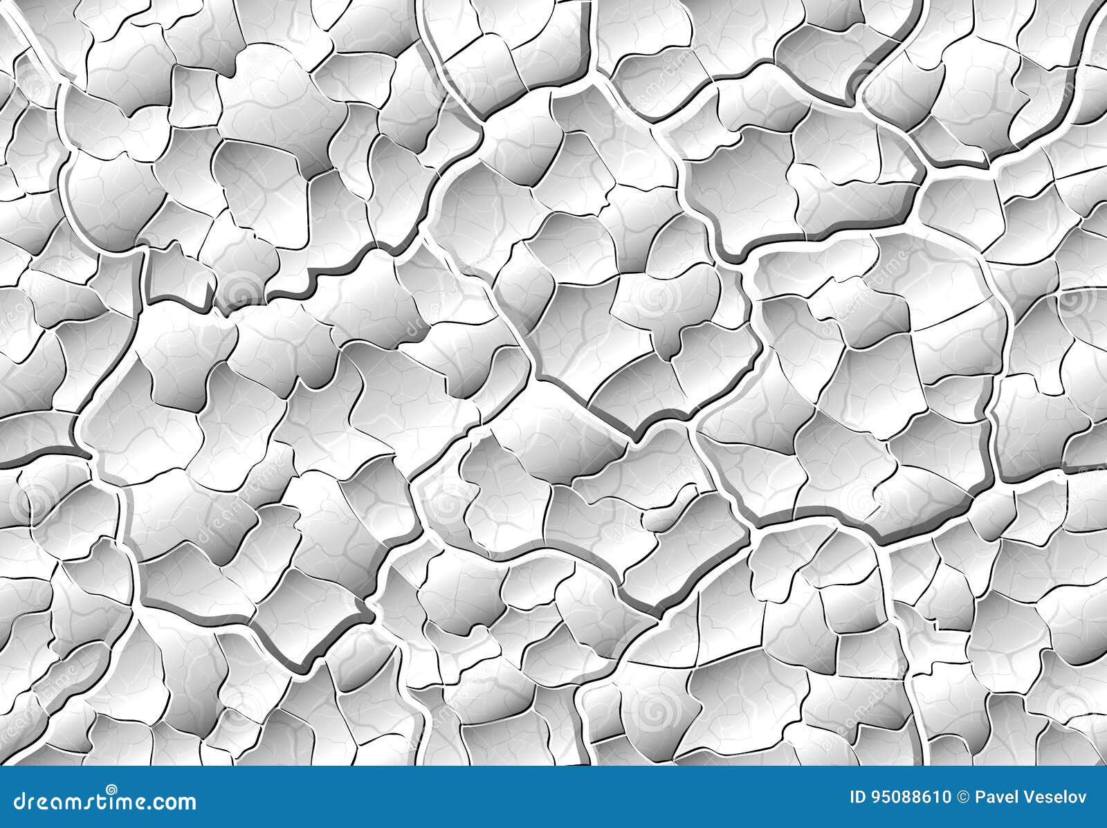 Cracked Paint Seamless Pattern Stock Vector - Illustration of floor ...