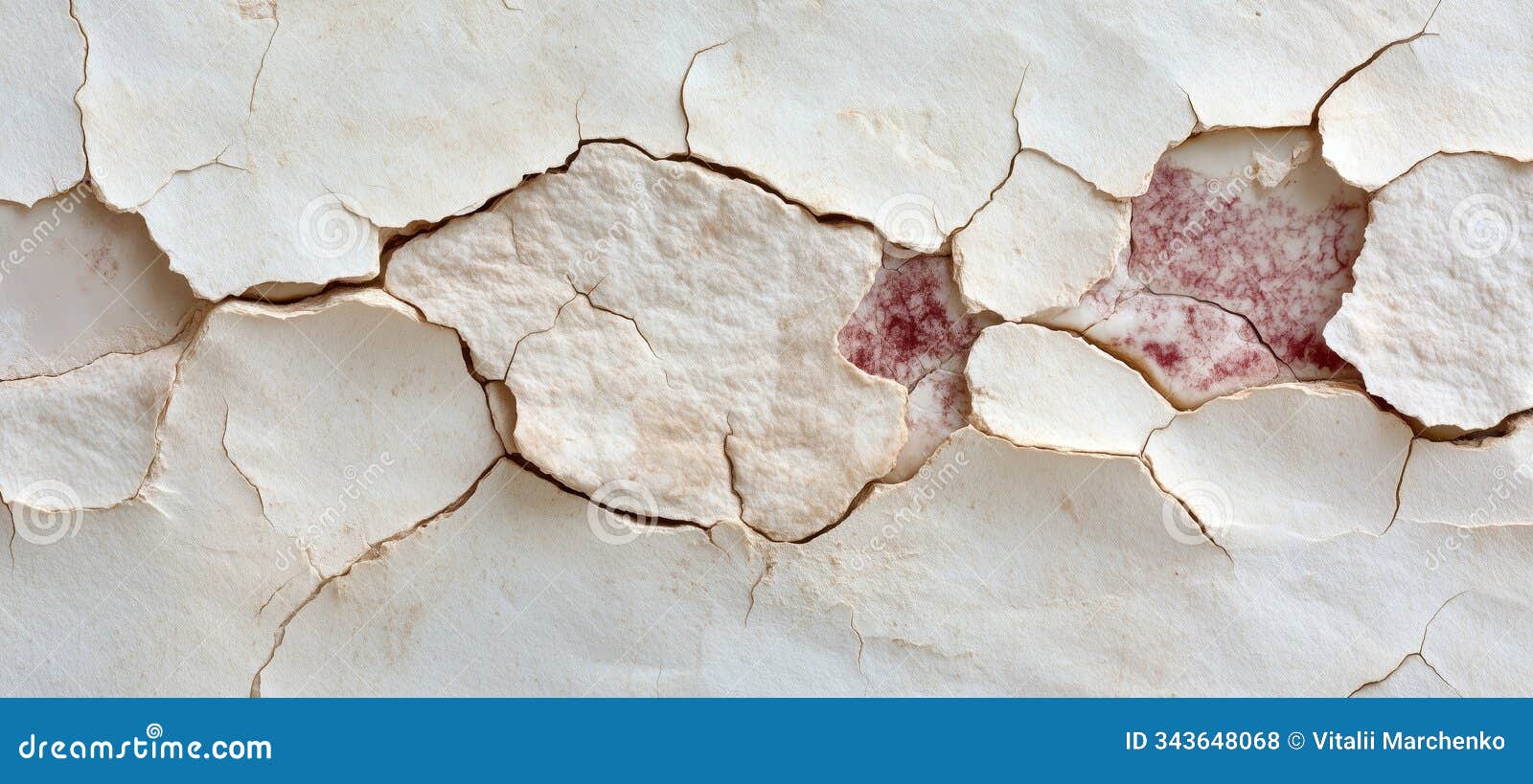 Cracked Paint Texture Revealing Layers and Patterns Beneath the Surface ...