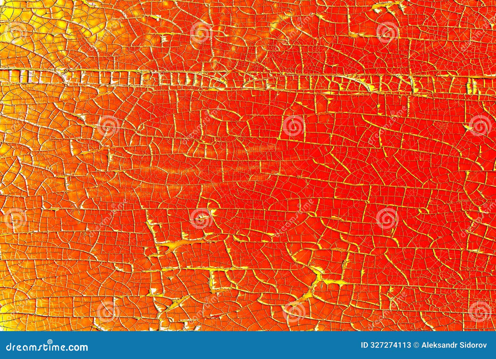 Cracked Paint, Thin Layer of Paint on Glass, Changed Color Scheme, 2 ...