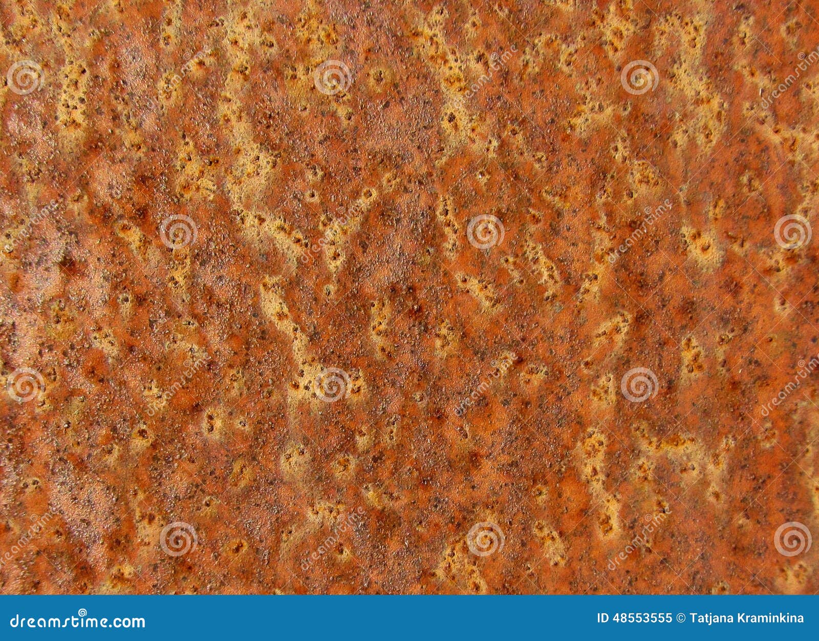 Cracked Painted Old Metal Texture. Rusted Surface Stock Image - Image ...