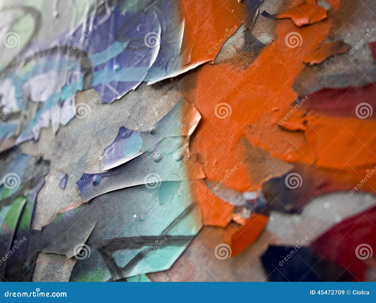 Cracked painting stock image. Image of backdrop, grained - 45472709