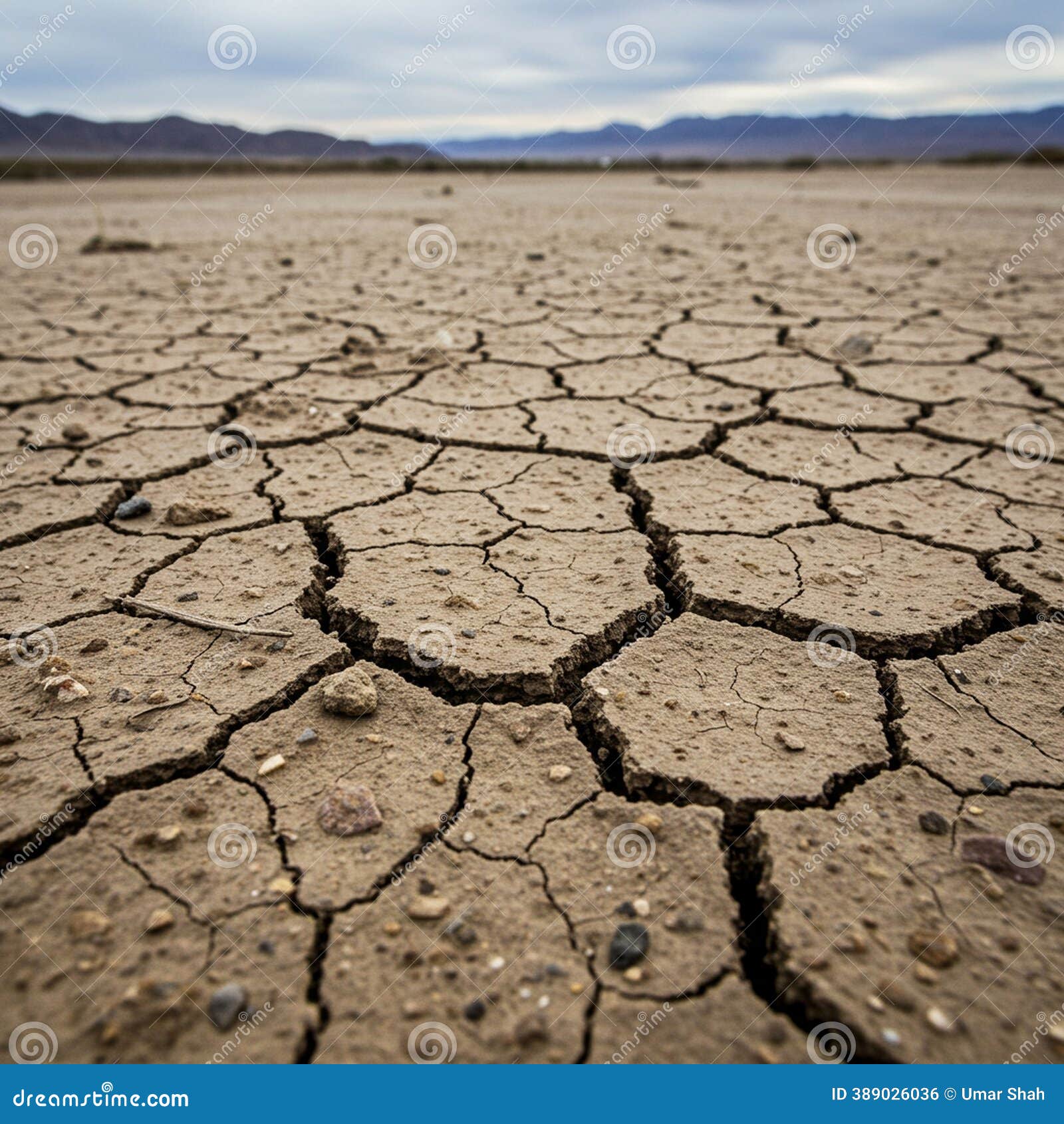 Cracked And Parched Earth Beneath Stunning And Dramatic Sky, Climate ...