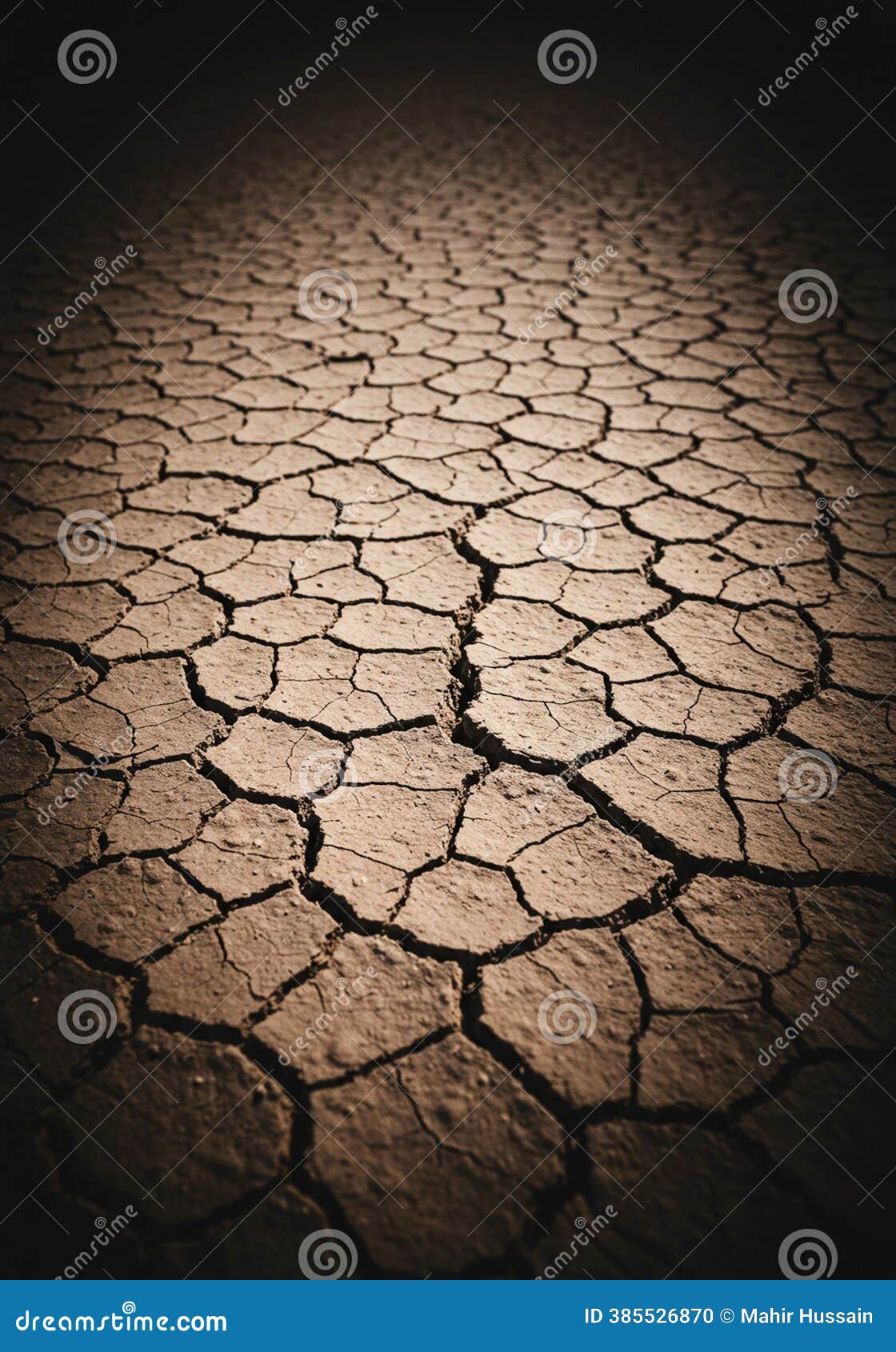 Cracked And Parched Earth Beneath Stunning And Dramatic Sky, Climate ...