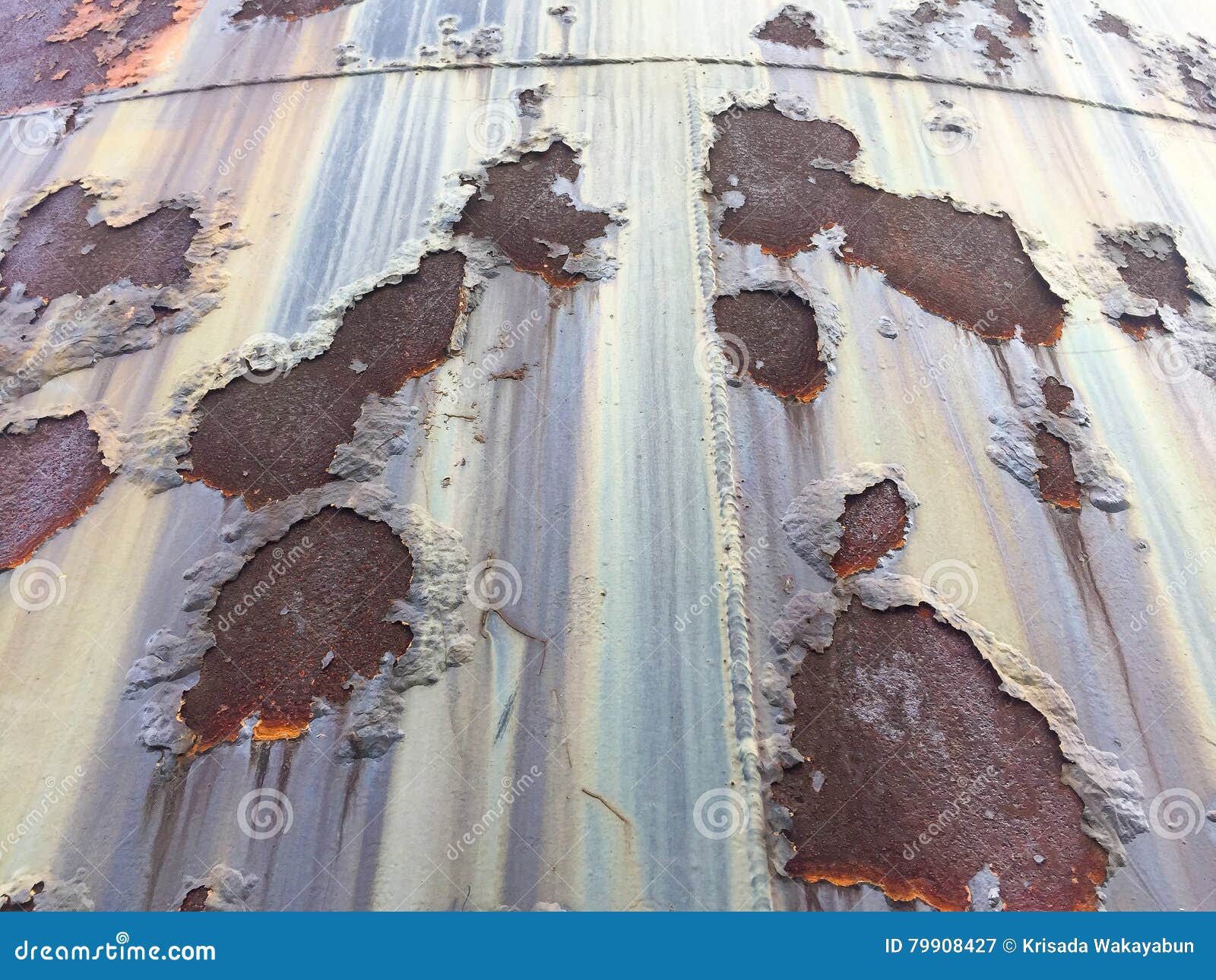 Cracked and Peeled Metal with Rust Texture Stock Image - Image of faded ...