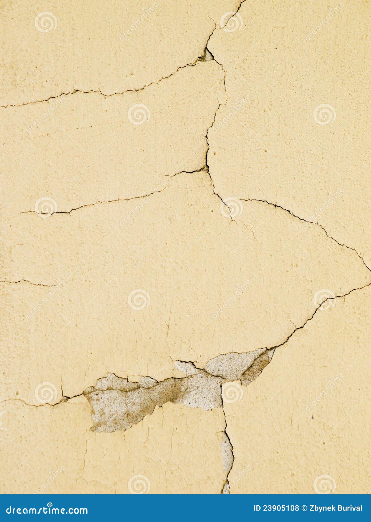 Cracked Plaster Wall. Seamless Tileable Texture. Royalty-Free Stock ...