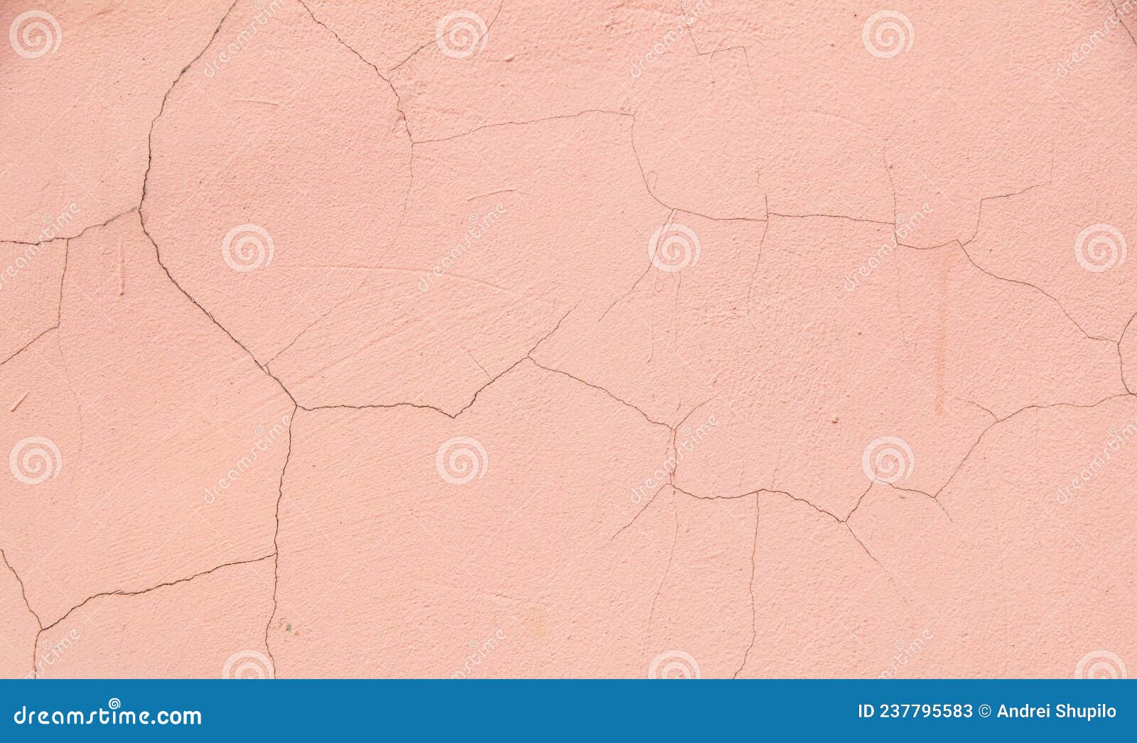 Cracked Plaster on the Wall As an Abstract Background. Stock Image ...