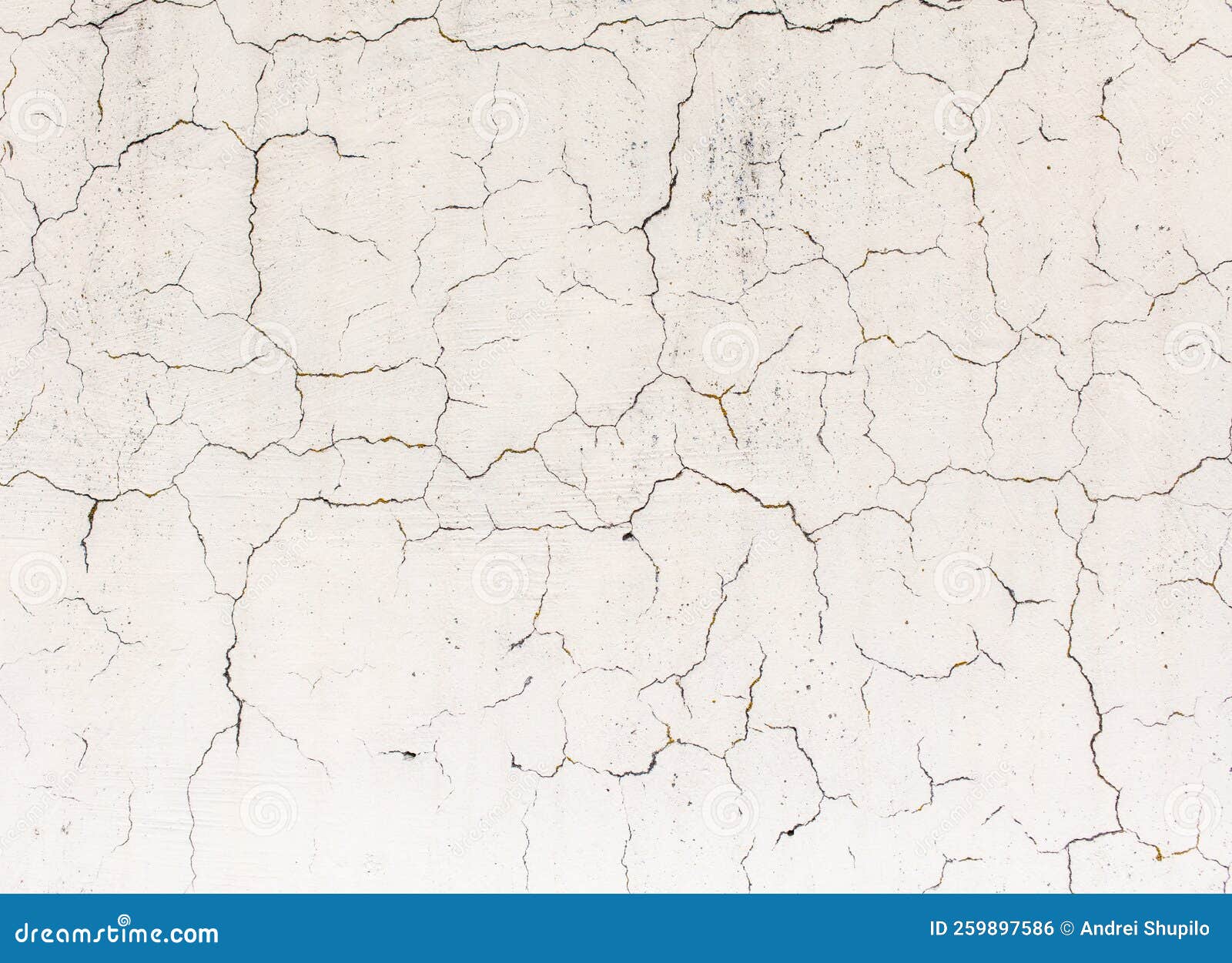 Cracked Plaster on the Wall of the House. Stock Photo - Image of wall ...