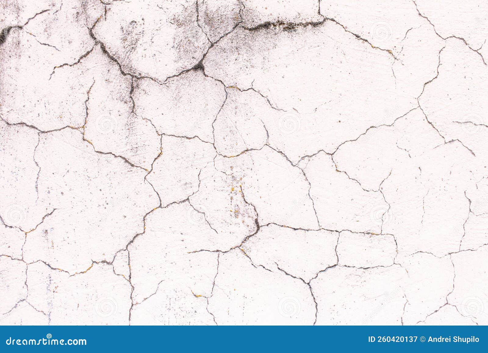 Cracked Plaster on the Wall of the House. Stock Image - Image of ...